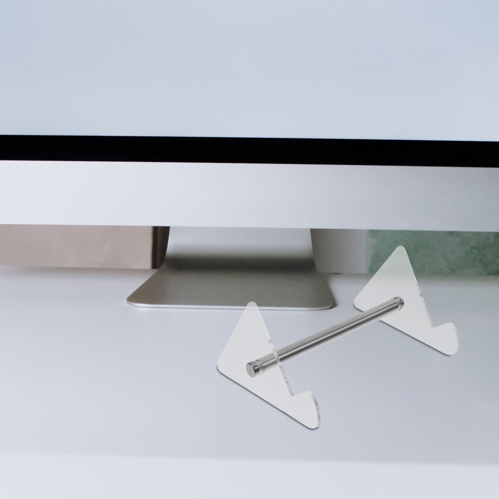 Hemoton Acrylic Transparent Keyboard Stand Detachable Holder For Desk ...