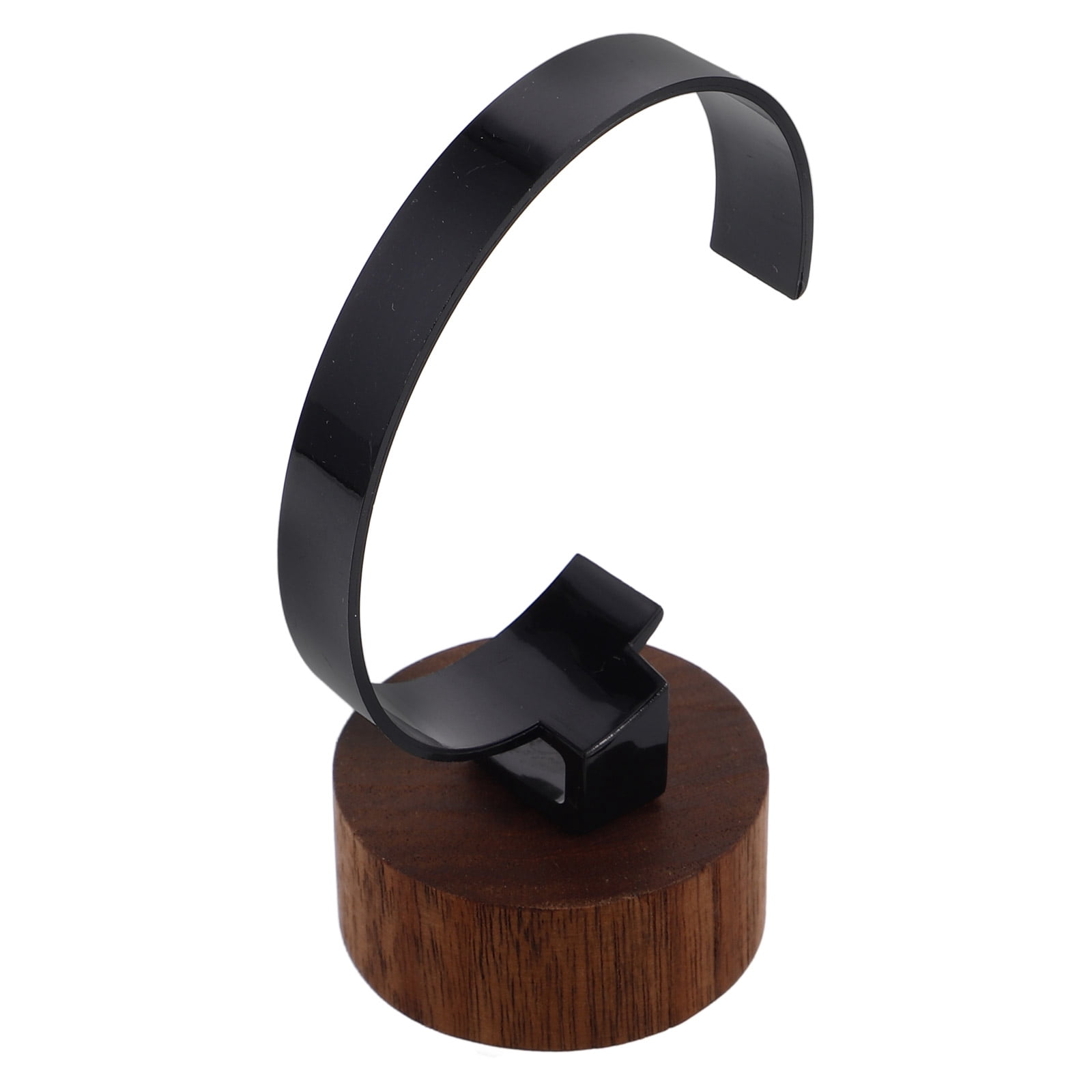 Hemoton Acrylic Watch Holder with Walnut Wood Base Single C Jewelry ...