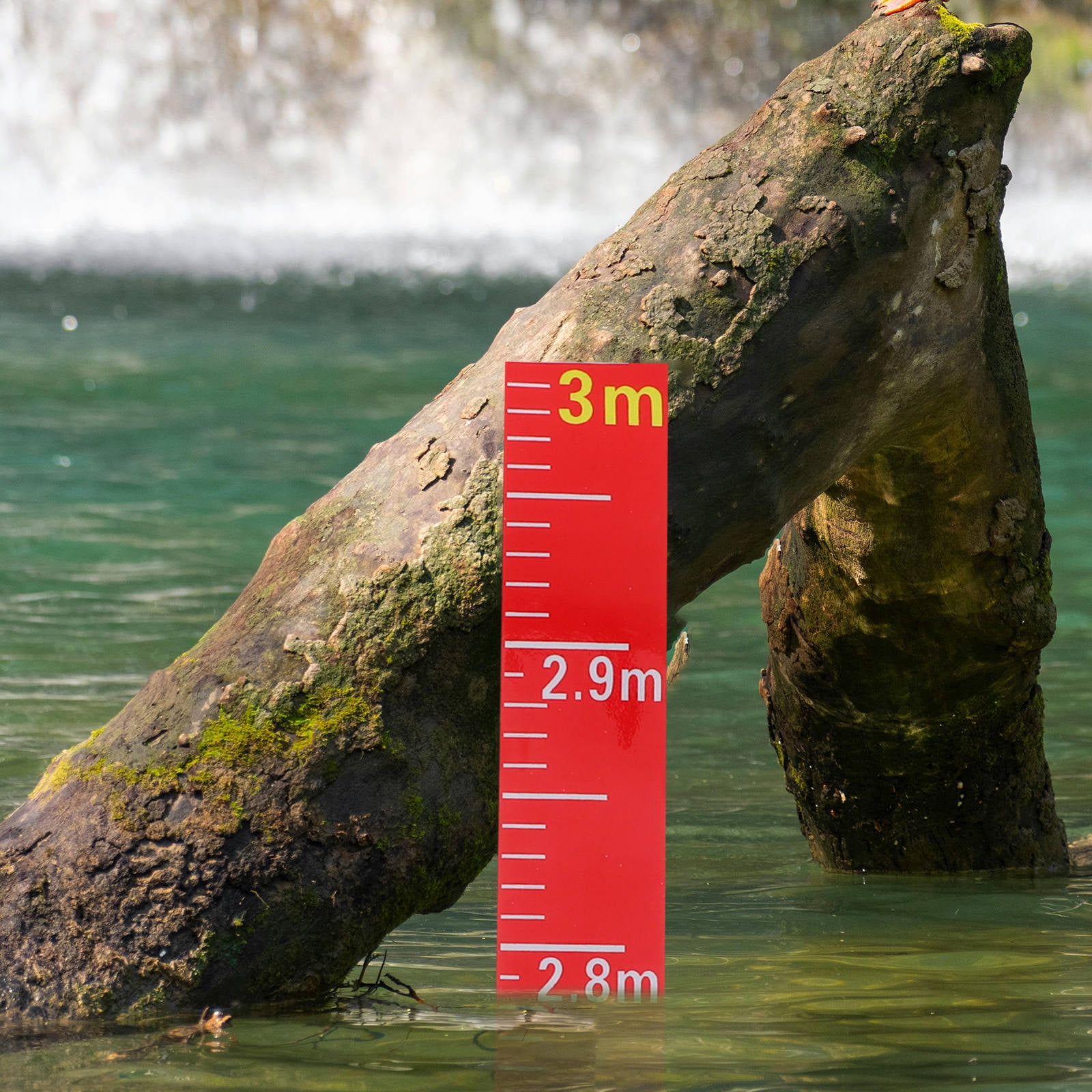 Hemoton Adhesive Measuring Tape with Water Level Sticker, Liquid Level ...