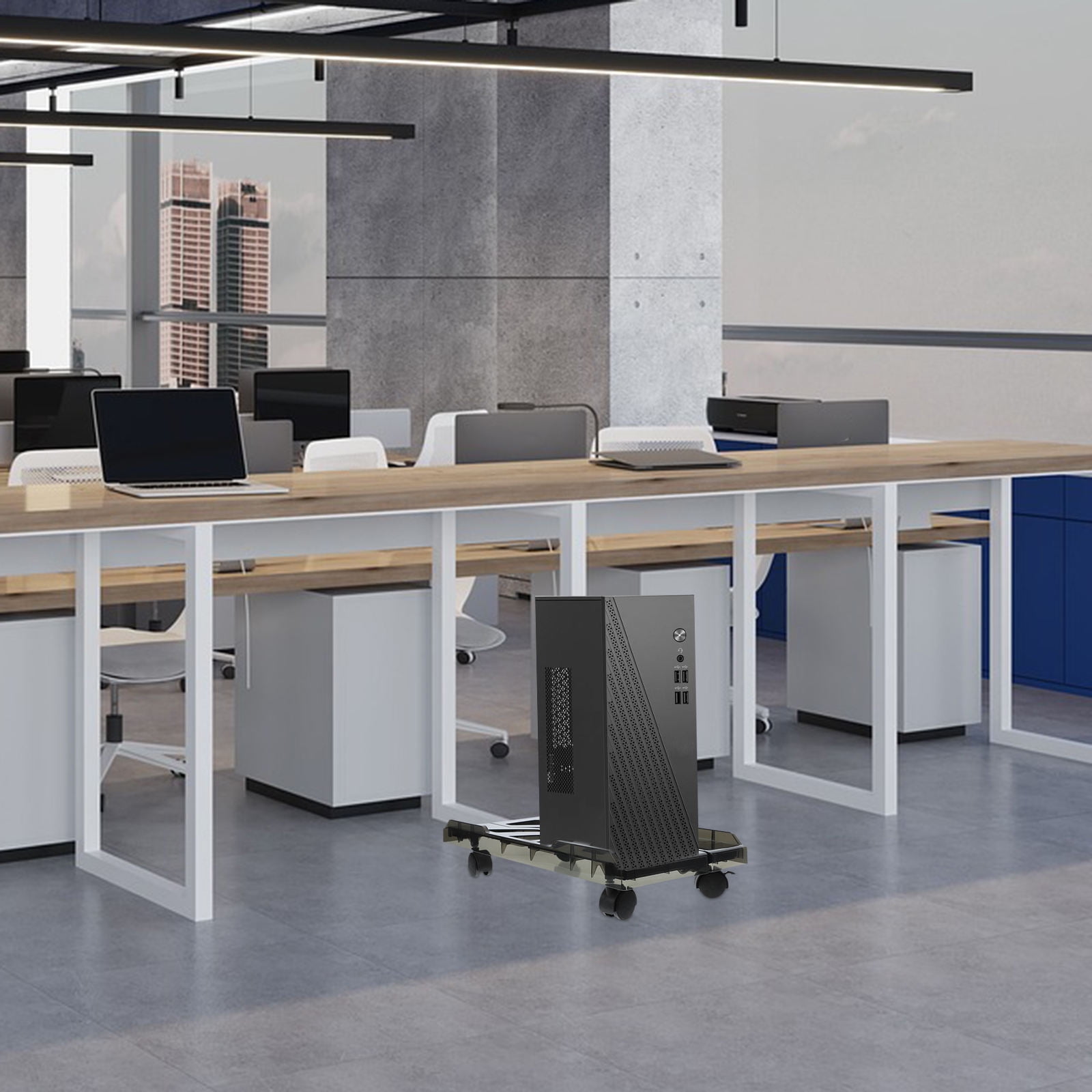 Hemoton Adjustable Computer Tower Stand PC Stand Mobile CPU Stand ...