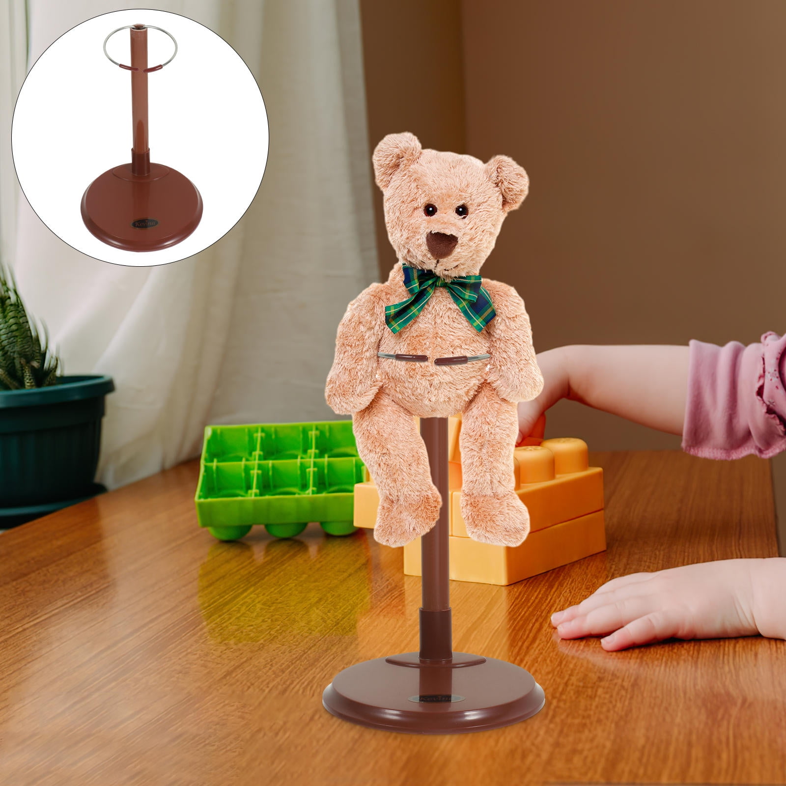 SOPOTUTU Adjustable Display Stand for Figures and Flat Bottom Shelf ...