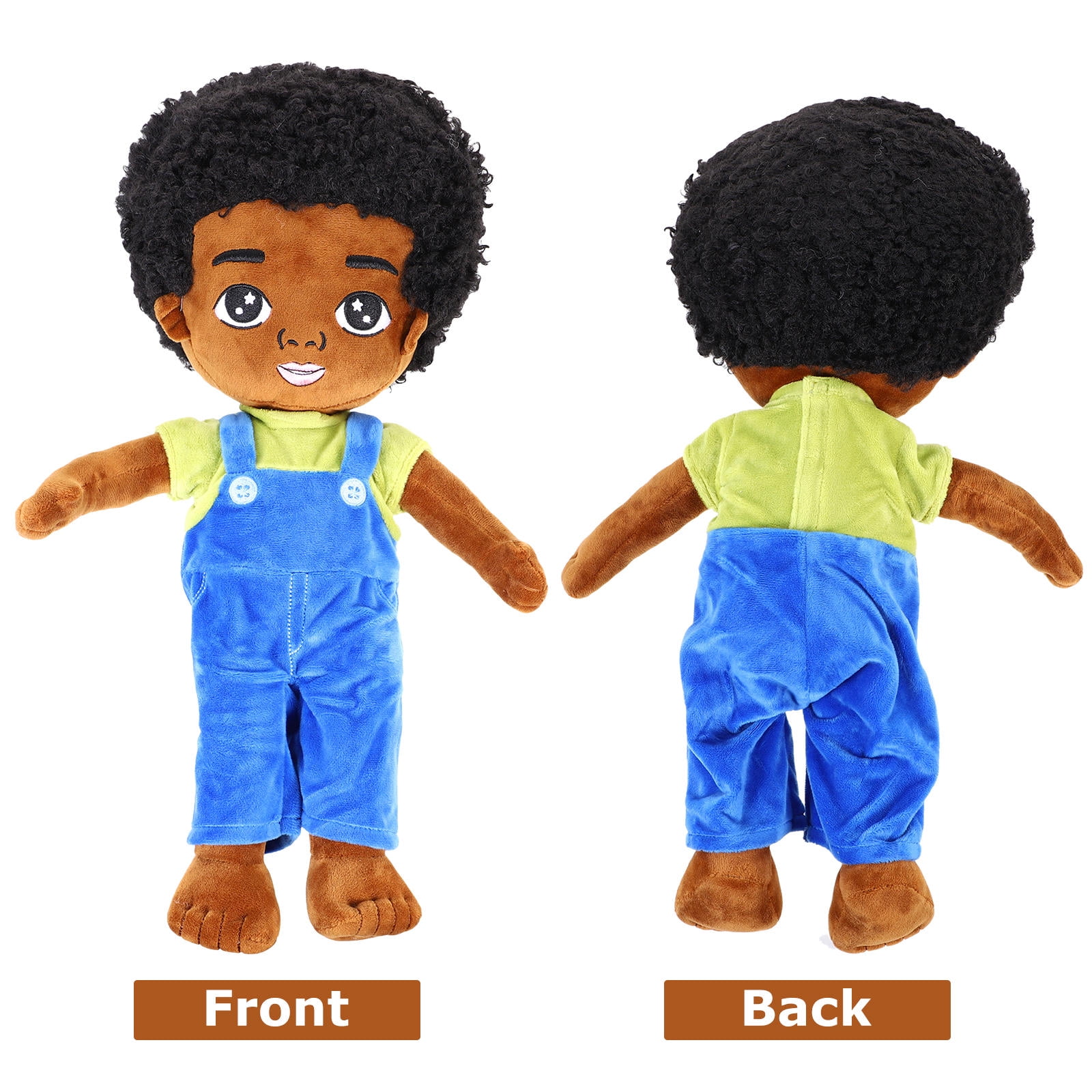 HEMOTON 1Pack Adorable Design Plush African Boy Doll for Home ...