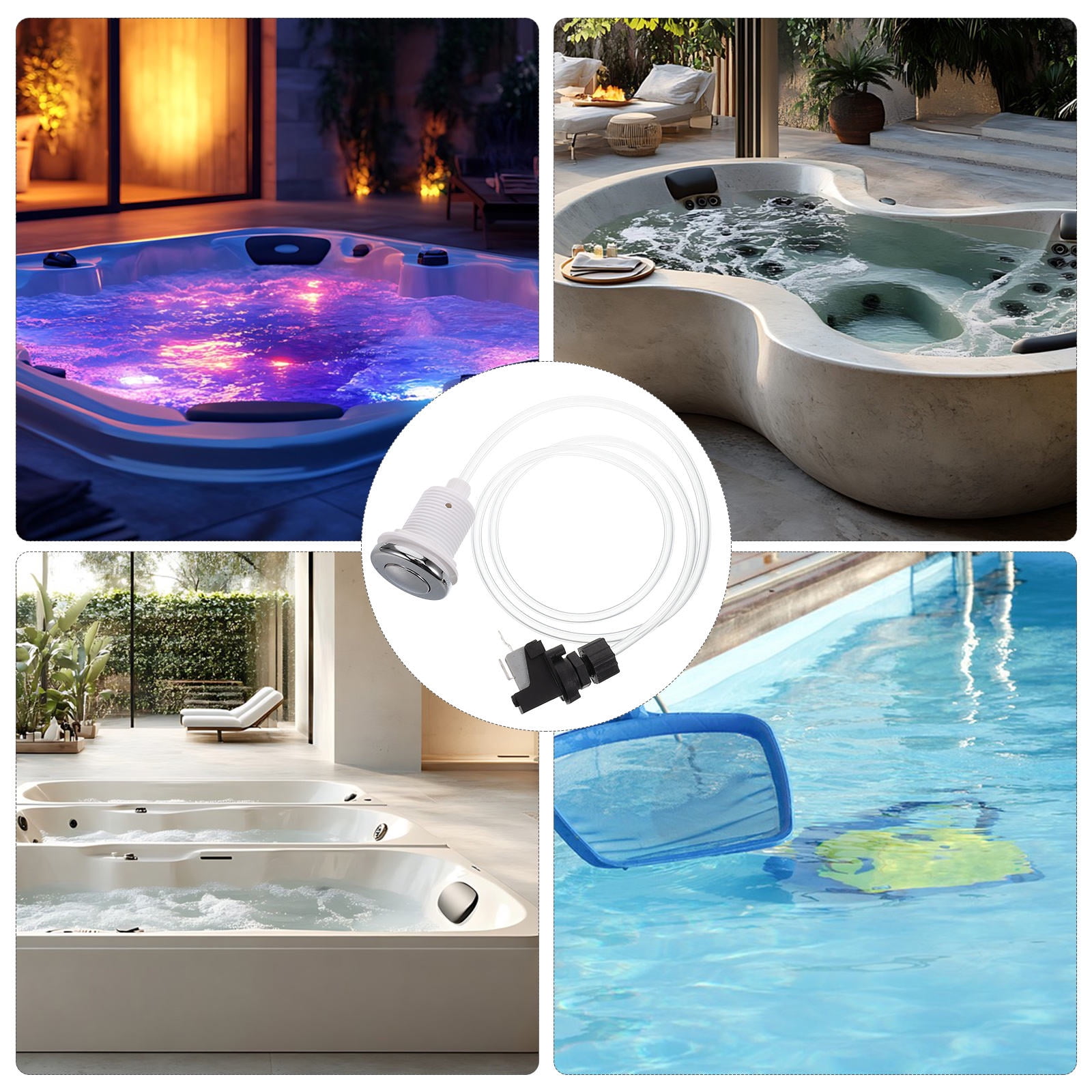 HEMOTON Air Switch Button for Garbage Disposal with Built in Micro ...