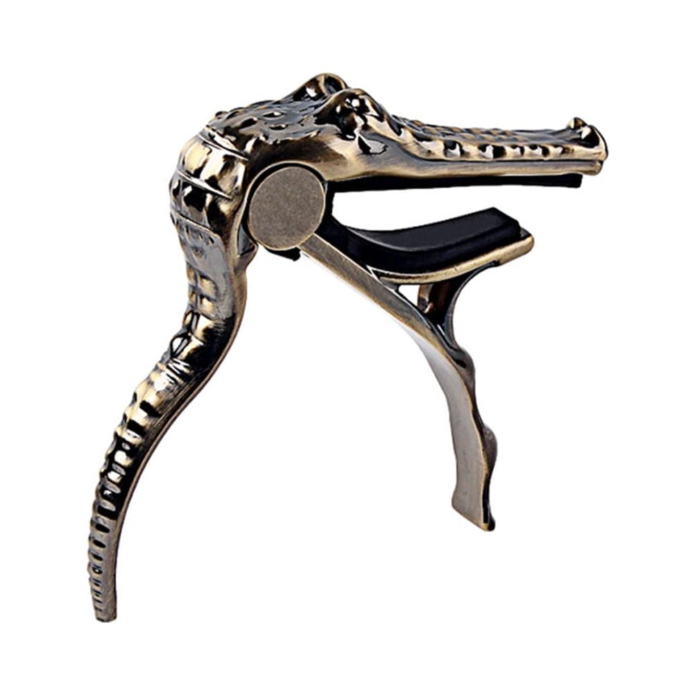 Hemoton Alligator Shape Capo Guitar Picks Tune Clamp Key Trigger Capo ...