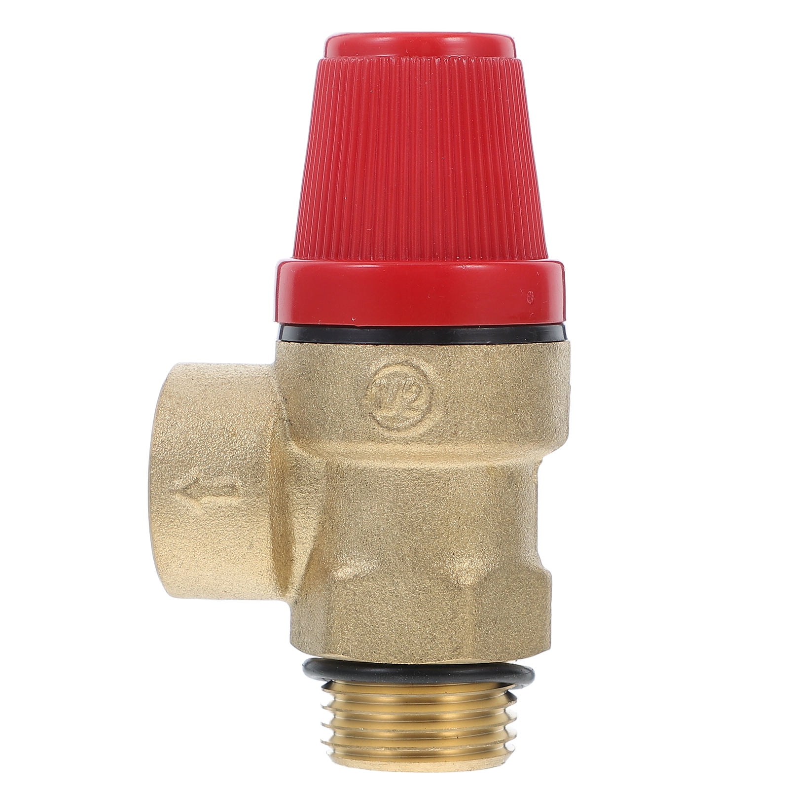 Hemoton Angled Pressure Release Valve for Water Heaters DN15 Brass ...