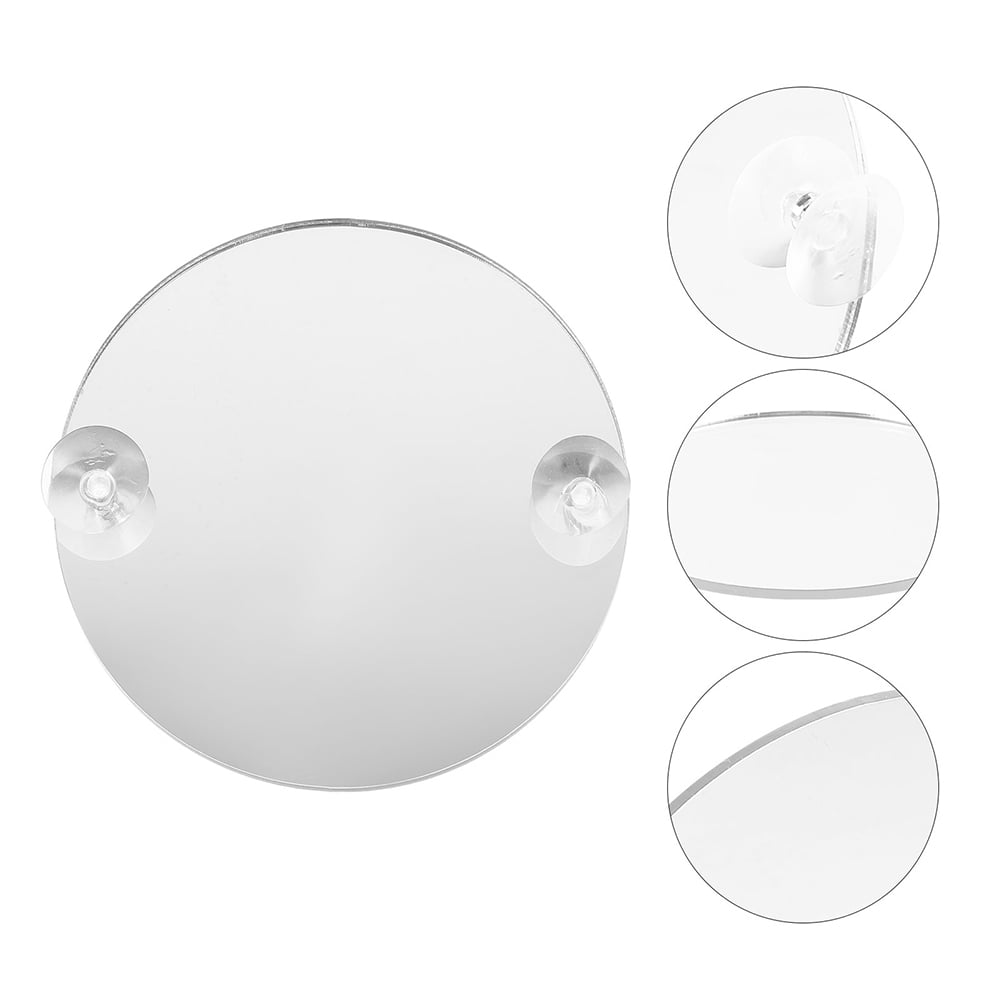 Hemoton Aquarium Outer Suction Cup Mirror Betta Training Acrylic Mirror ...