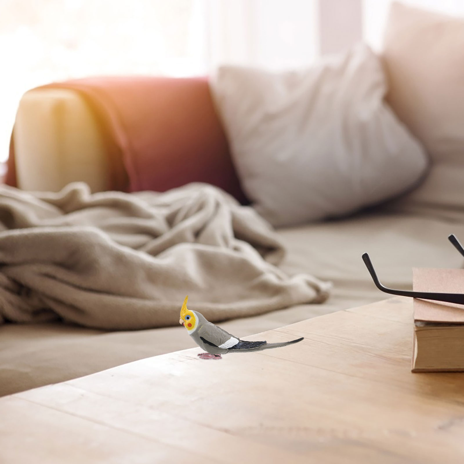 Hemoton Artificial Bird Model Realistic Parakeet Figurines Bird Props ...