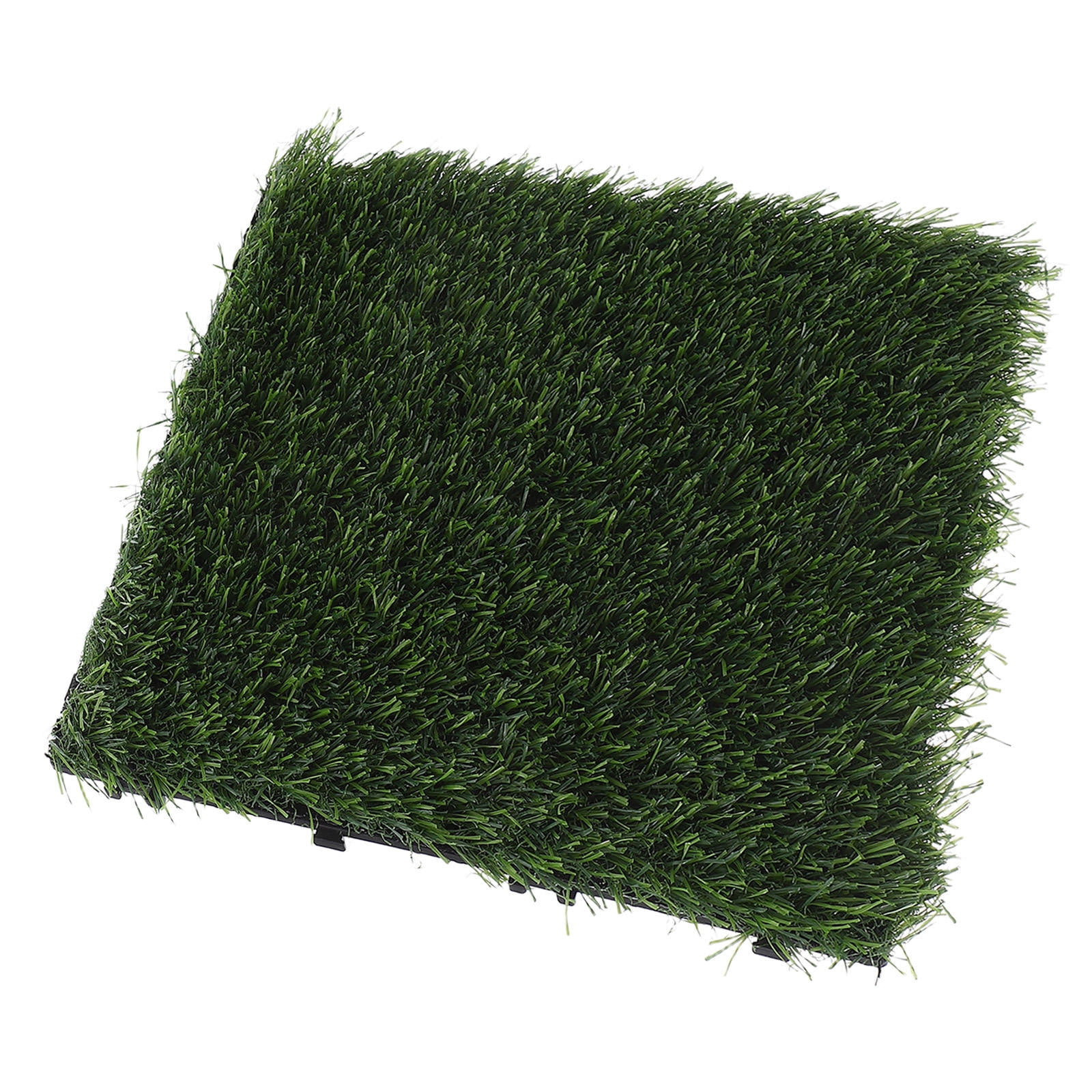 Hemoton Artificial Grass Turf Tile Fake Grass Carpet Realistic ...