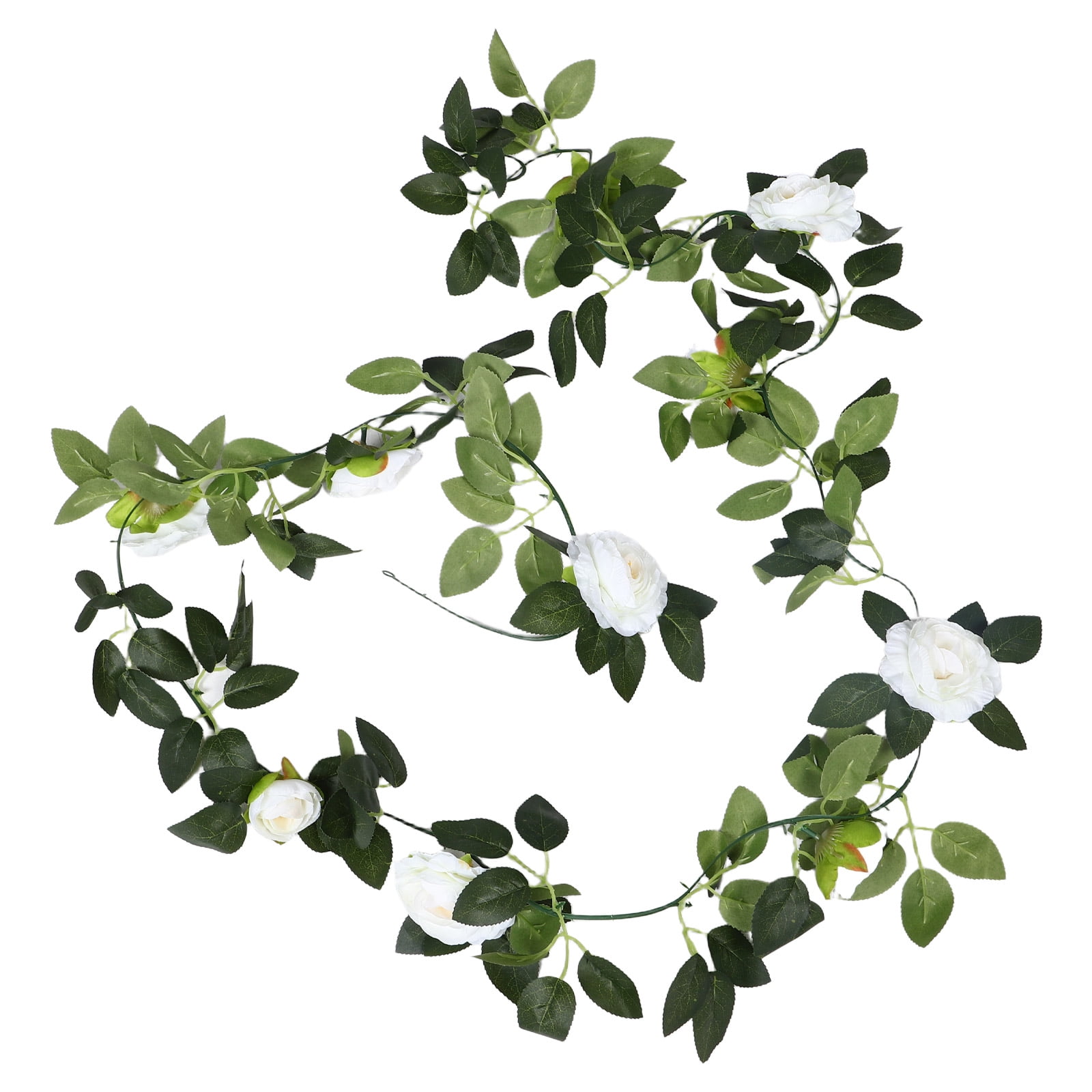 Hemoton Artificial Rose Vine Hanging Plants Faux Flower Vines For ...
