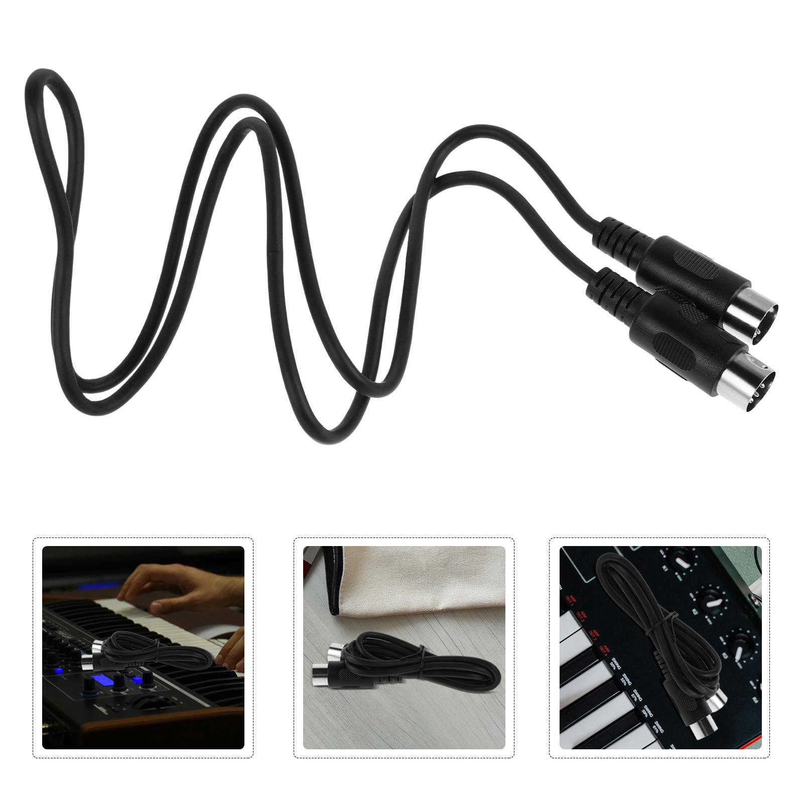 HEMOTON Midi Extension Cable For Musical Instrument Connection And ...