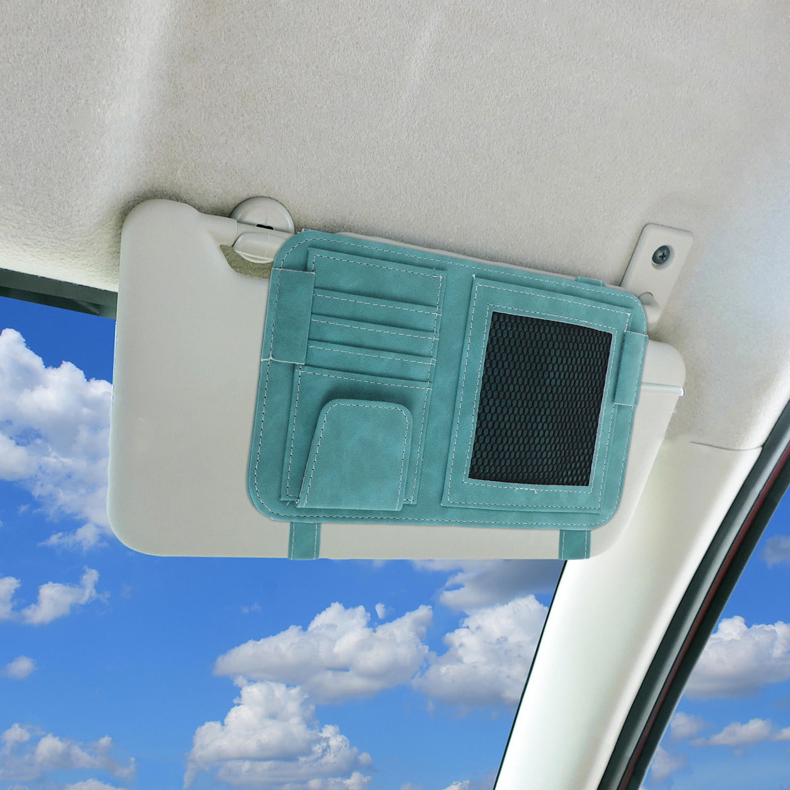 Hemoton Auto Car Visor Organizer Multi Functional Car Visor Organizer ...