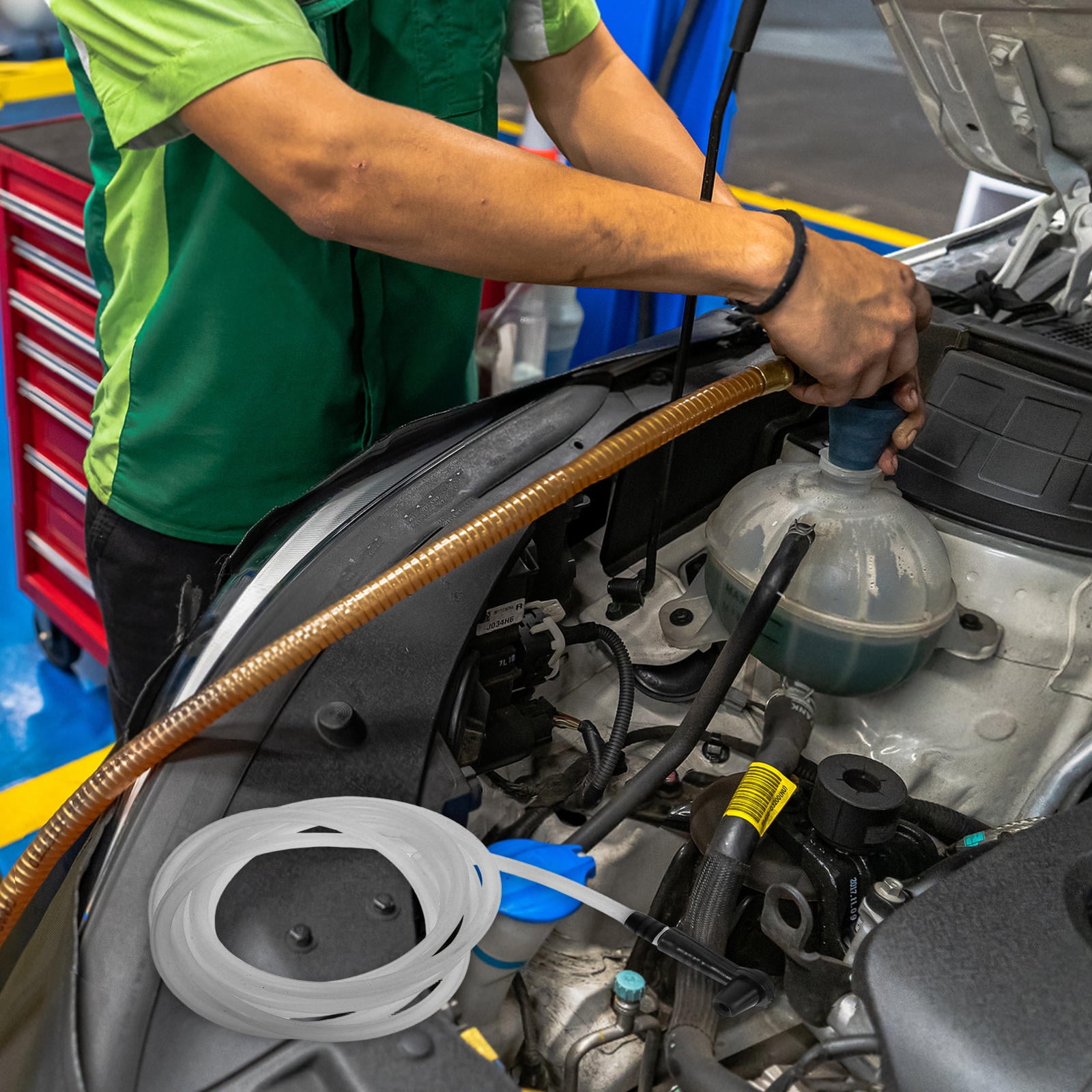 Hemoton Automotive Brake Hose Fluid Bleeding Kit Brake Plastic Oil ...