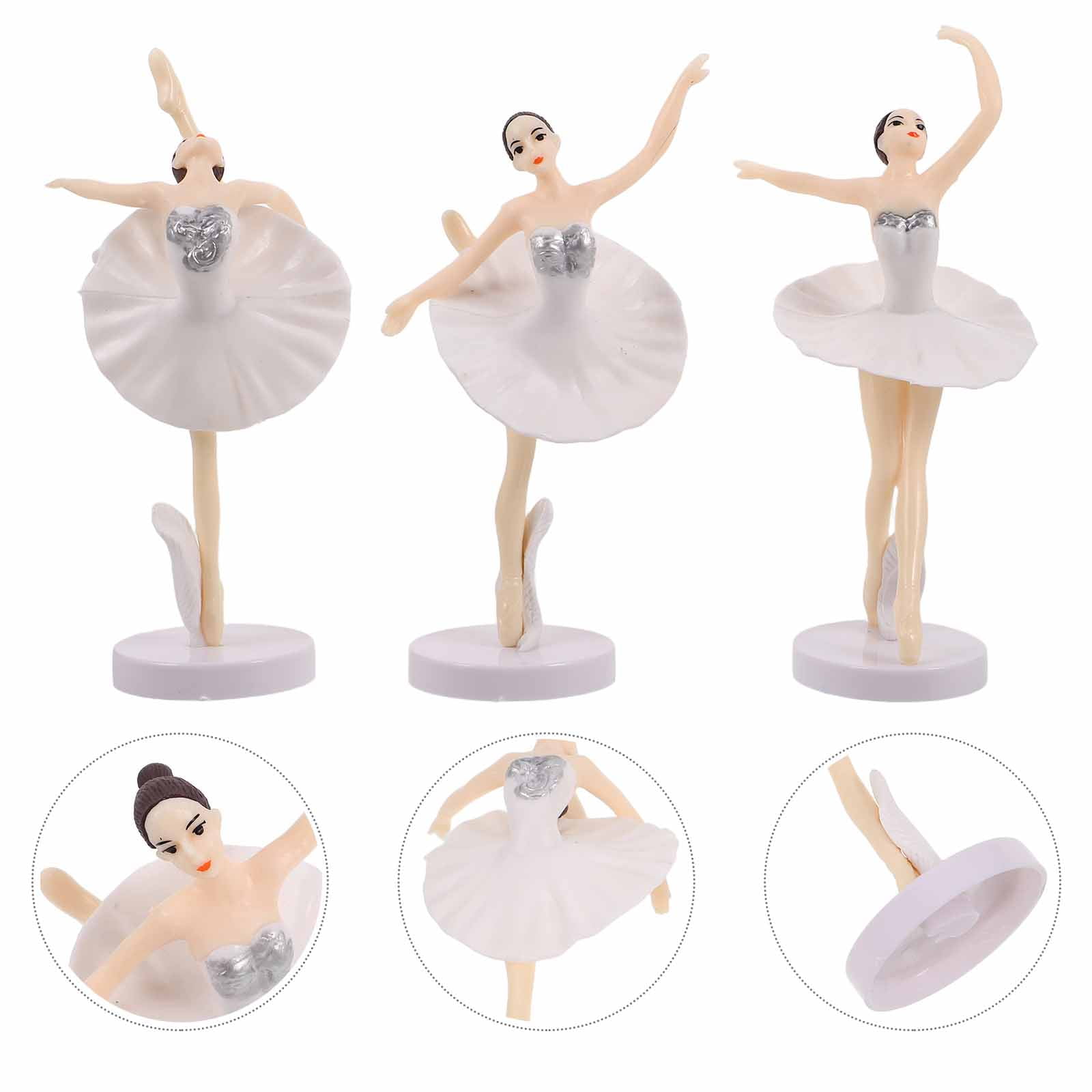 Hemoton Ballerina Girl Figurine for Home Decor Elegant Plastic Statue ...