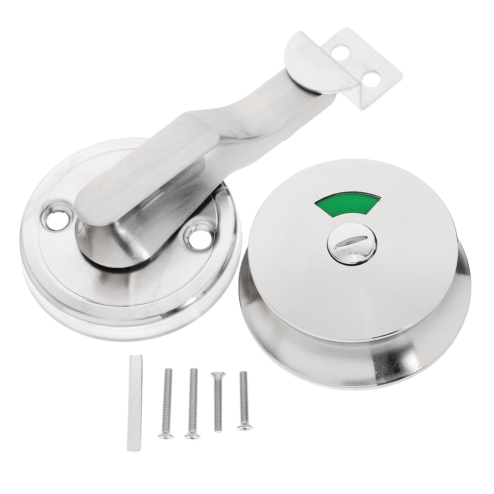Phenofice Public Restroom Door Lock Stainless Steel Silver 1Pcs ...