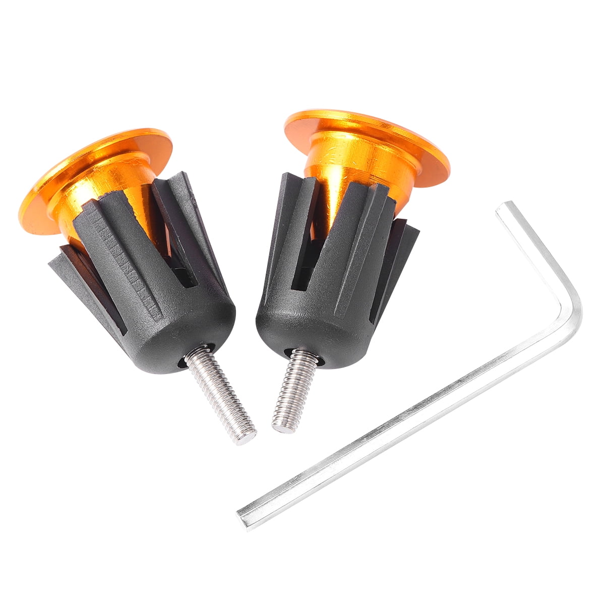 Hemoton Bicycle Handlebar Bike End Plugs for All Types of Bikes ...