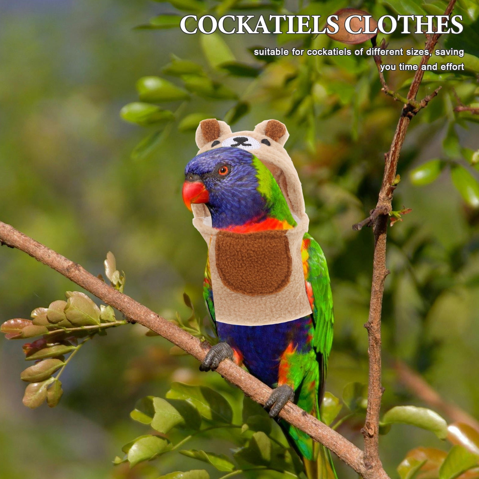 Hemoton Bird Diaper Clothes Cockatiels Bird Cosplay Clothes Bird ...