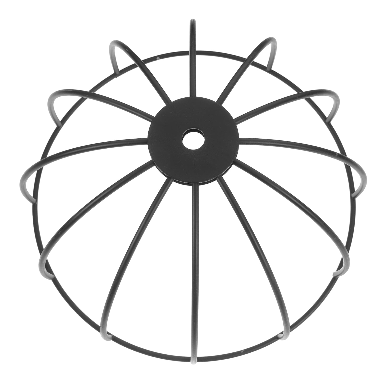 Hemoton Black Metal Bulb Guard Industrial Light Bulb Cage Vintage Old ...