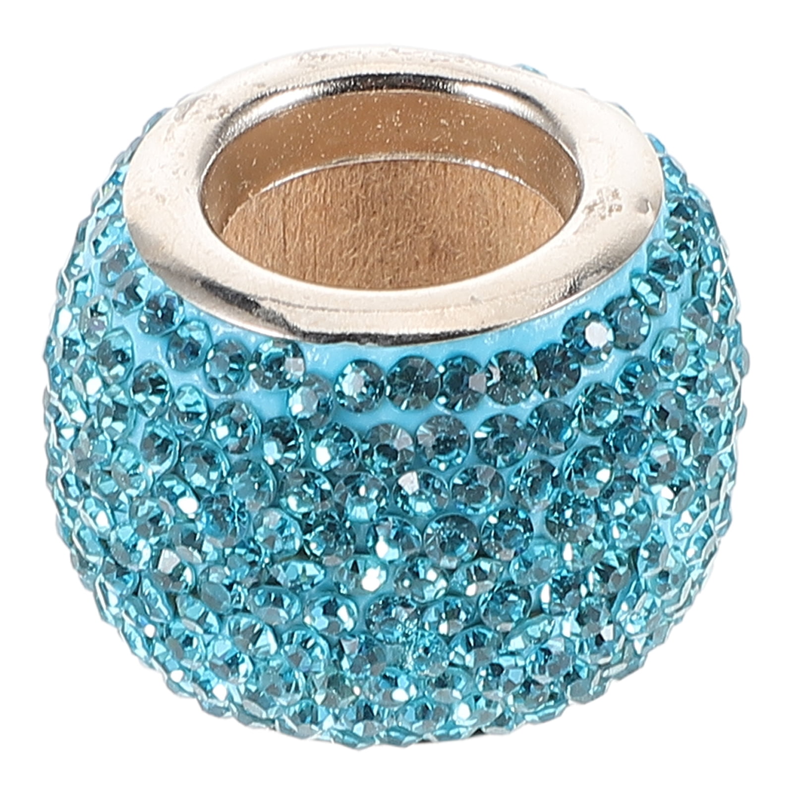 Hemoton Bling Crystal Headrest Collars Charms Car Headrest Covers Rings ...