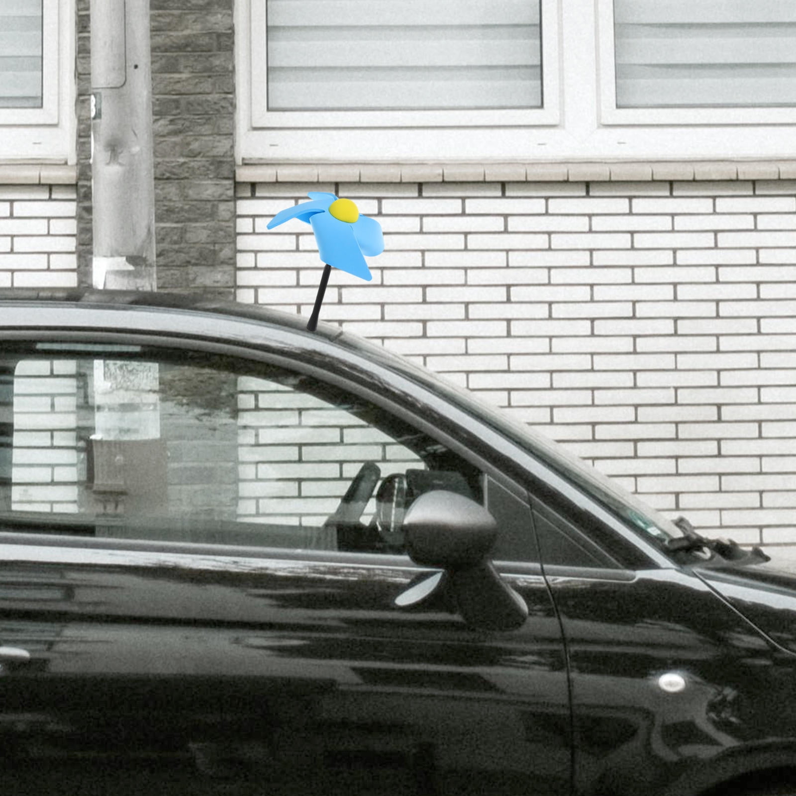 Hemoton Blue EVA Car Antenna Decorations with Small Windmill Design for ...