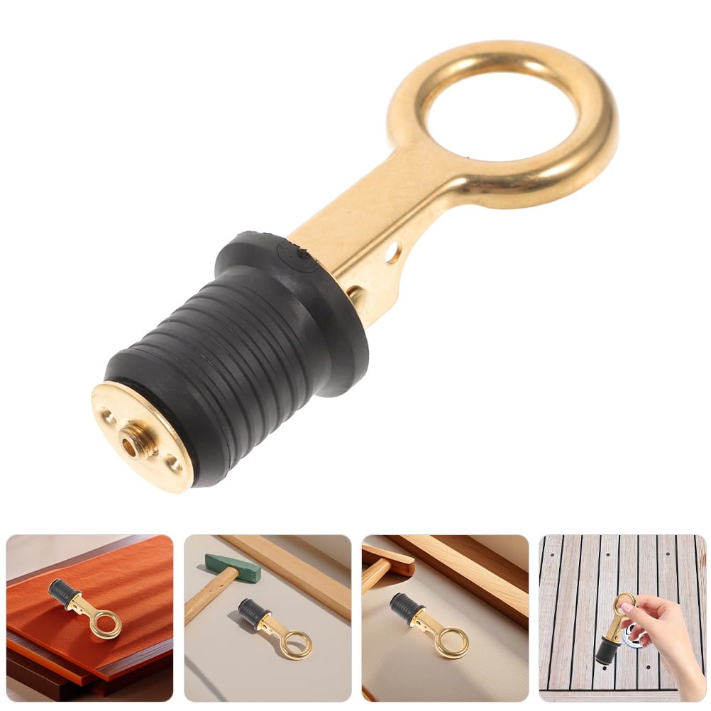 Hemoton Boat Plug Brass Drain Plug Marine Boat Plug Metal Boat Drain ...