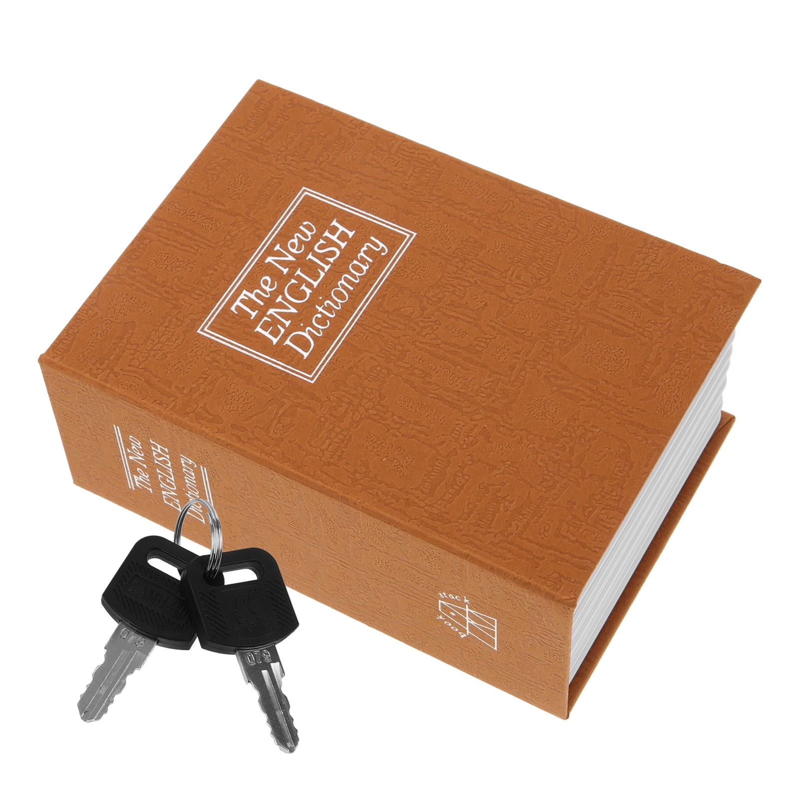 Hemoton Book Money Bank Book Piggy Small Safe Box with Lock Bank ...