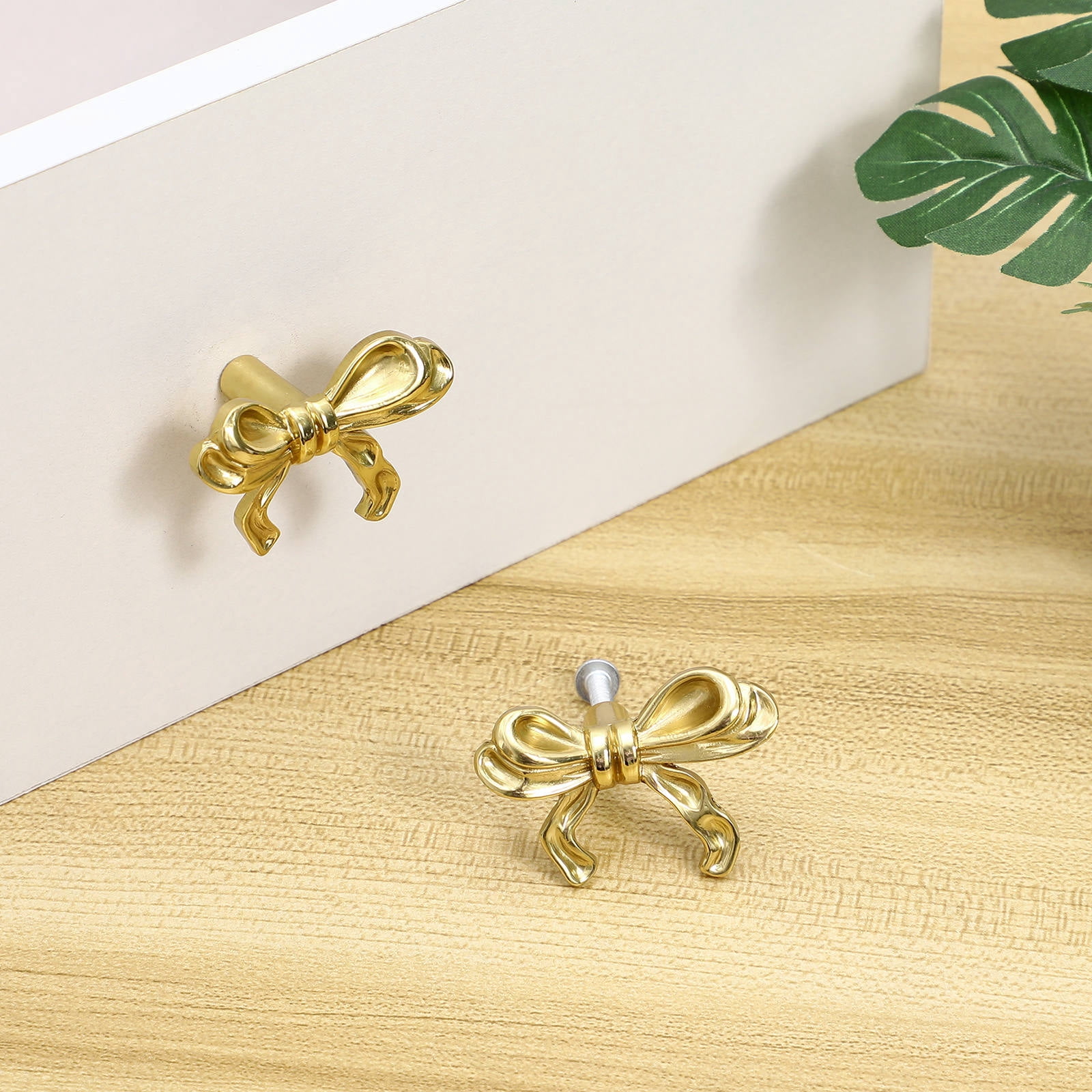 Hemoton Bow Tie Cabinet Knobs Cupboards Dresser for Closet Drawer ...