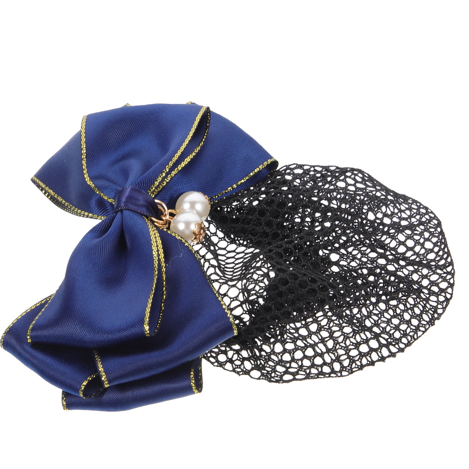 Hemoton Bowknot Hair Net for Bun, Ballet Hair Cover, and Stewardess Bun ...