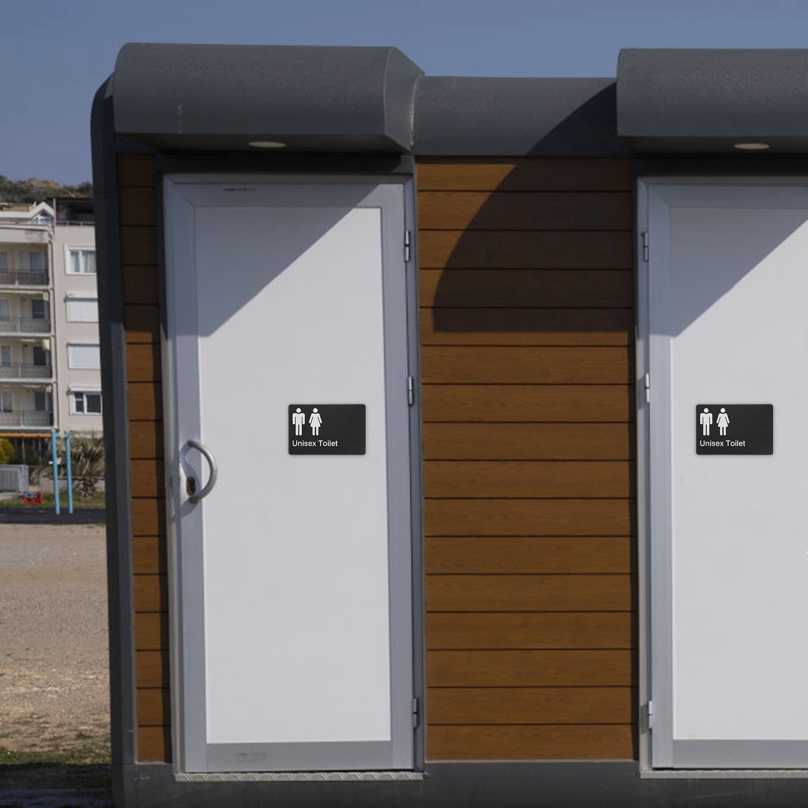 Hemoton Braille Public Restroom Sign Washroom Sign Public Restroom Sign ...