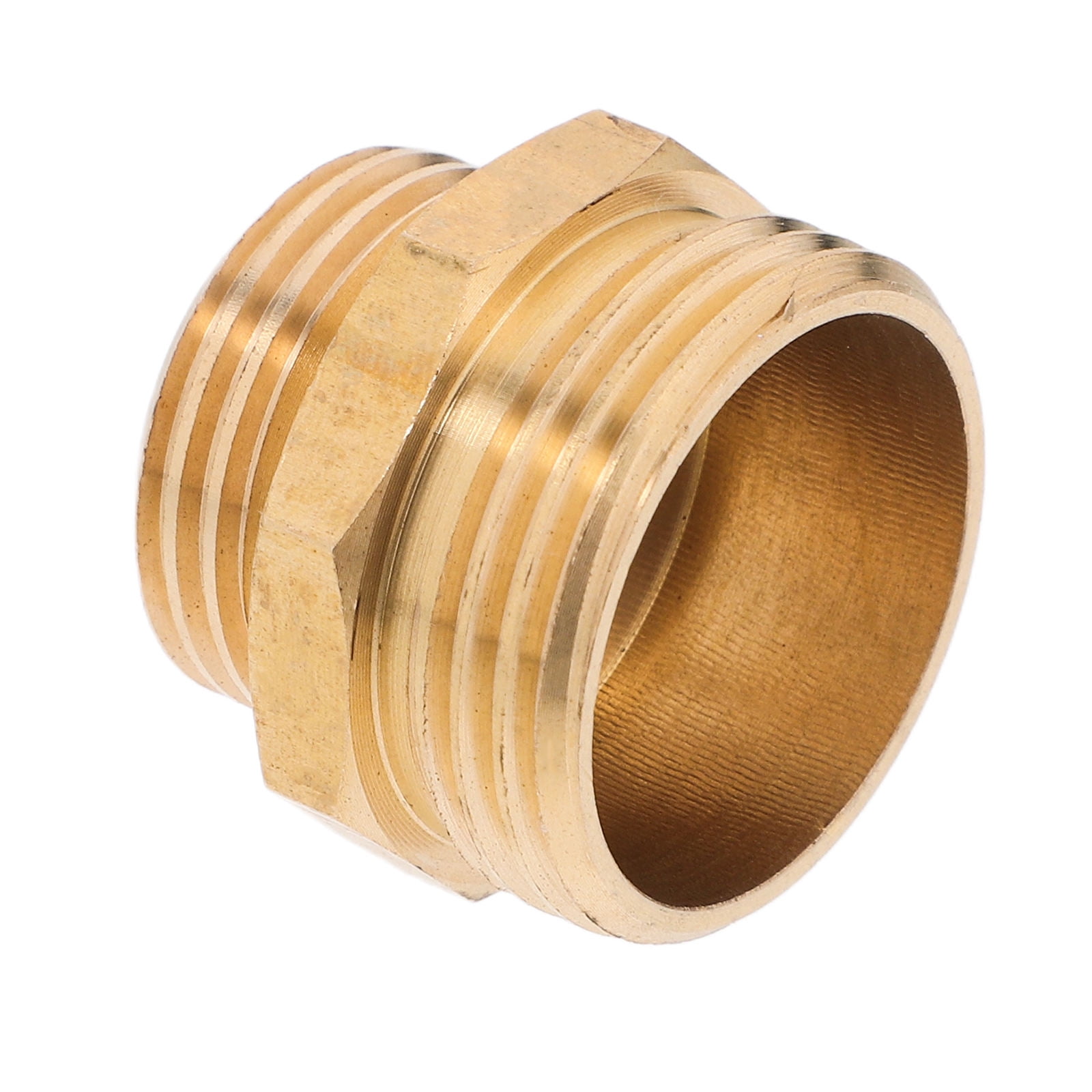 Hemoton Brass Garden Hose Adapter Male to Male Thread Extender Quick ...