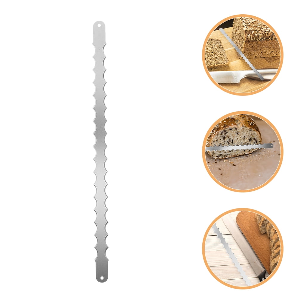 Hemoton Bread Cutter Replacement Part 1 Set Metal Serrated for Bread ...