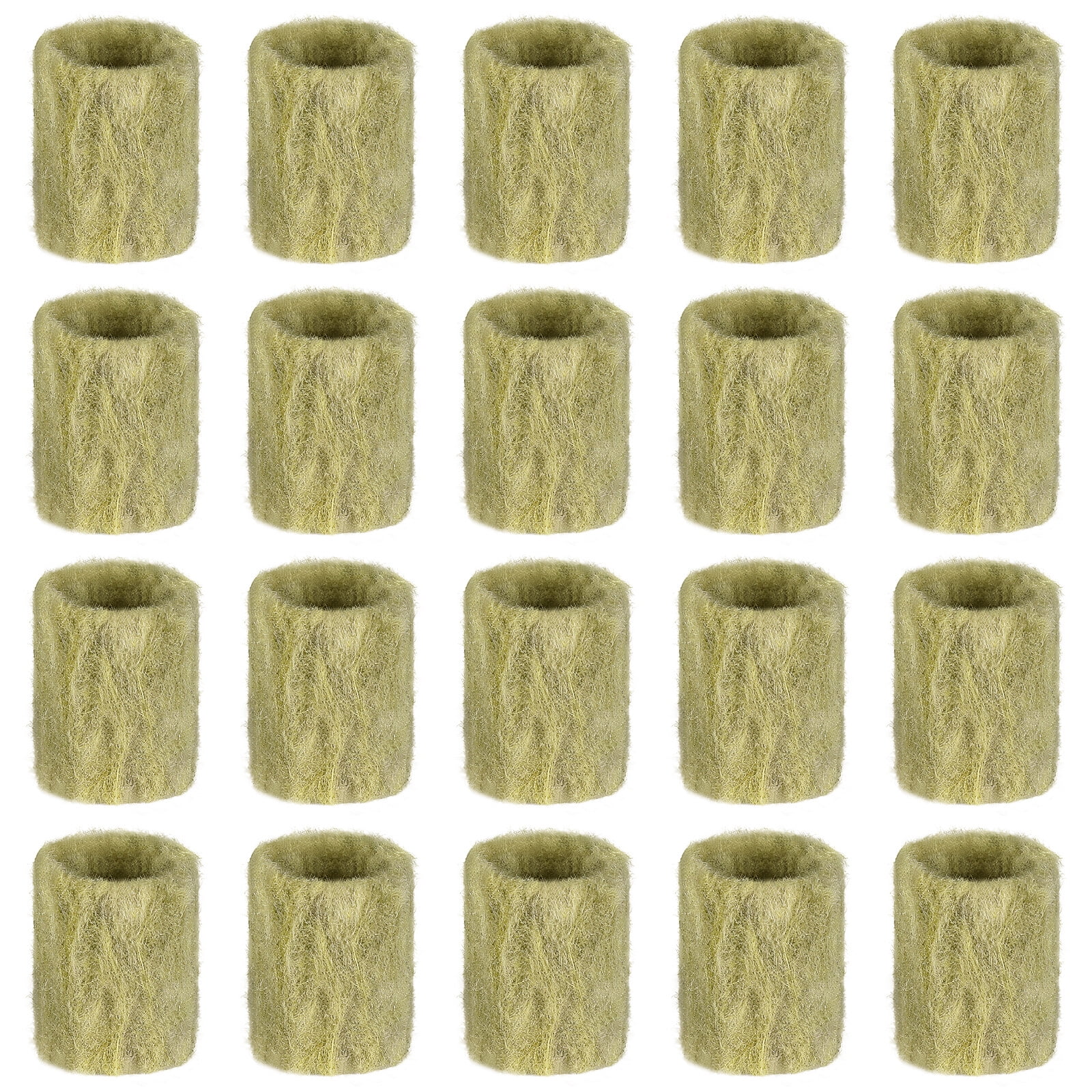 Hemoton Cabilock 20pcs Hydroponic Grow Plugs Soilless Plant Cylindrical ...