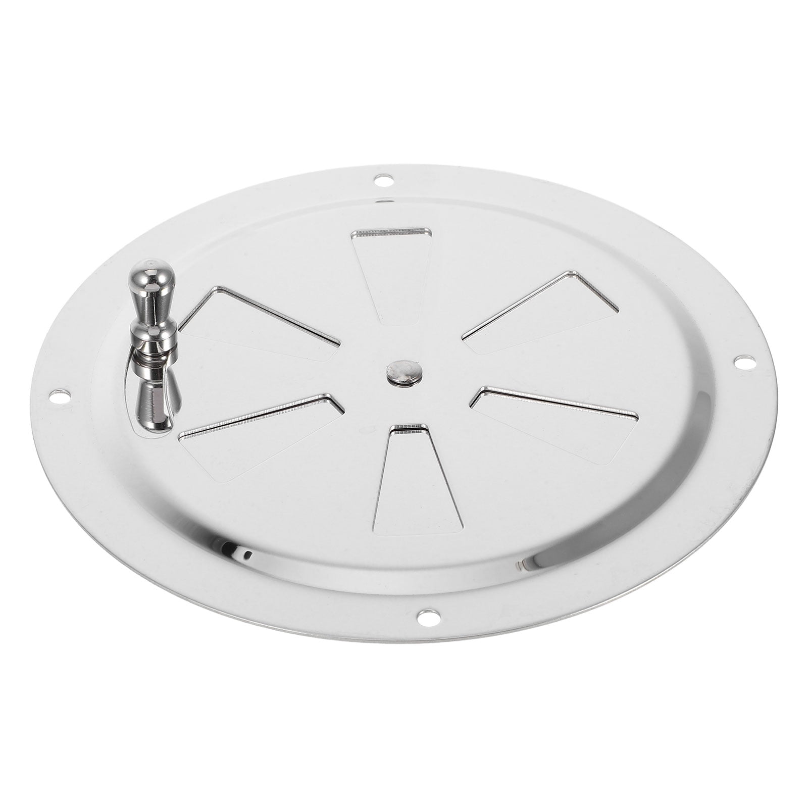 Hemoton Cabin Ventilation Plate Stainless Steel Round Louvered Vent ...