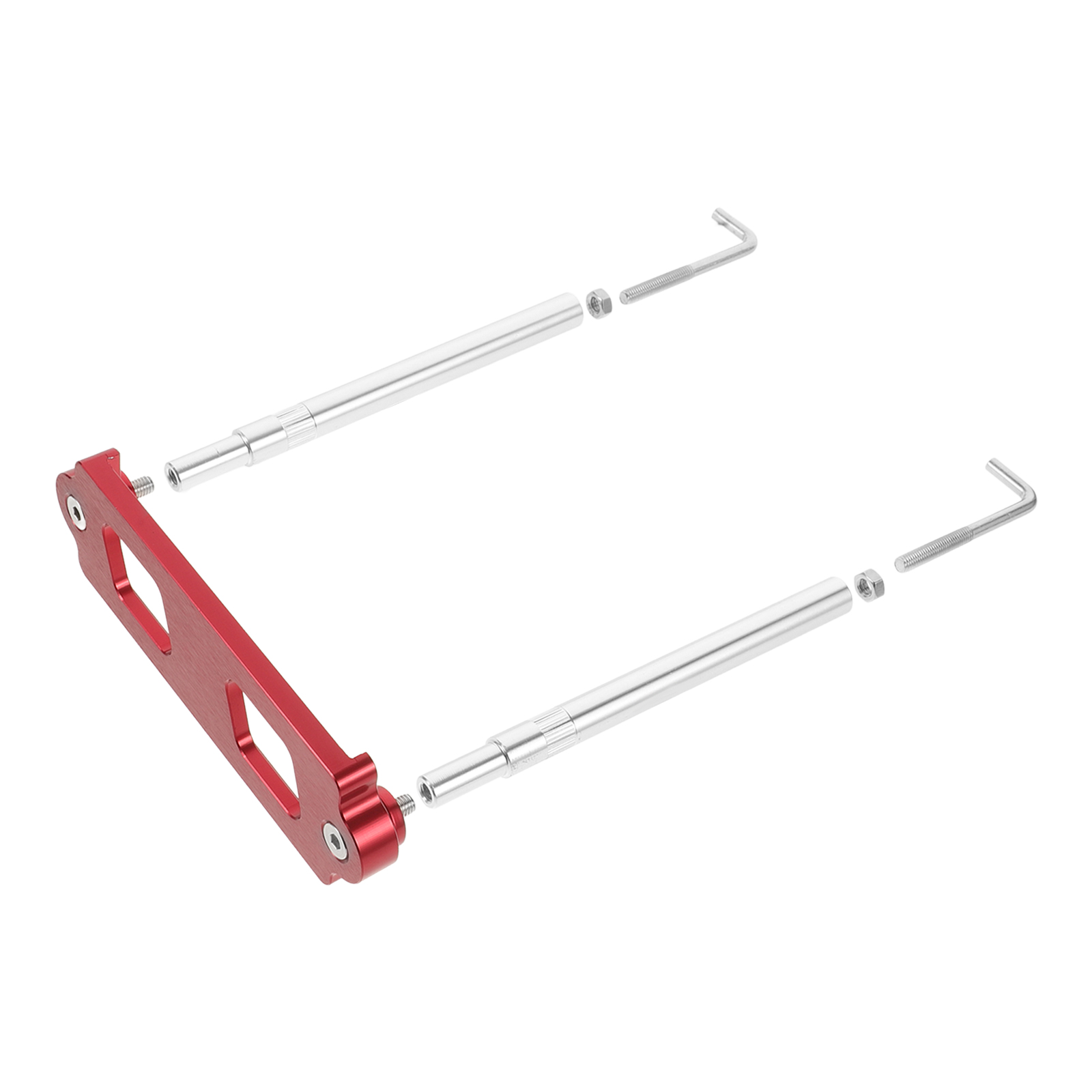 Hemoton Car Battery Adapter Frame Mount Kit Aluminum Alloy Car Down ...