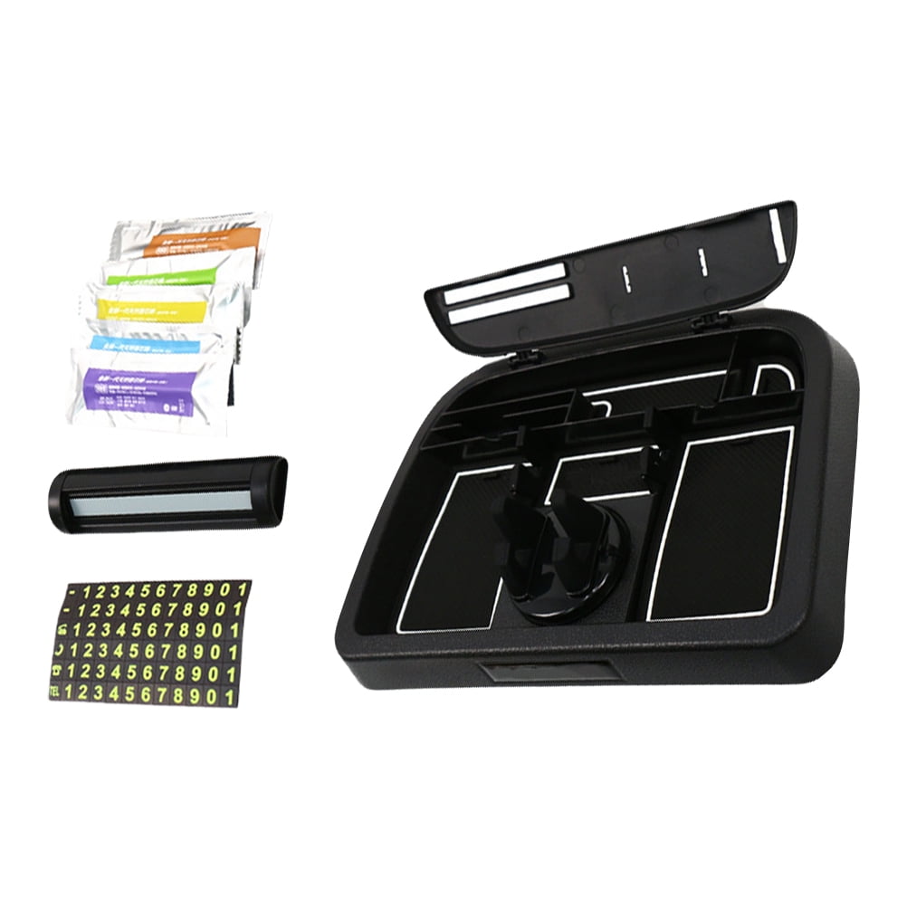 Hemoton Car Dashboard Storage Box Organizer Phone Holder Compatible ...