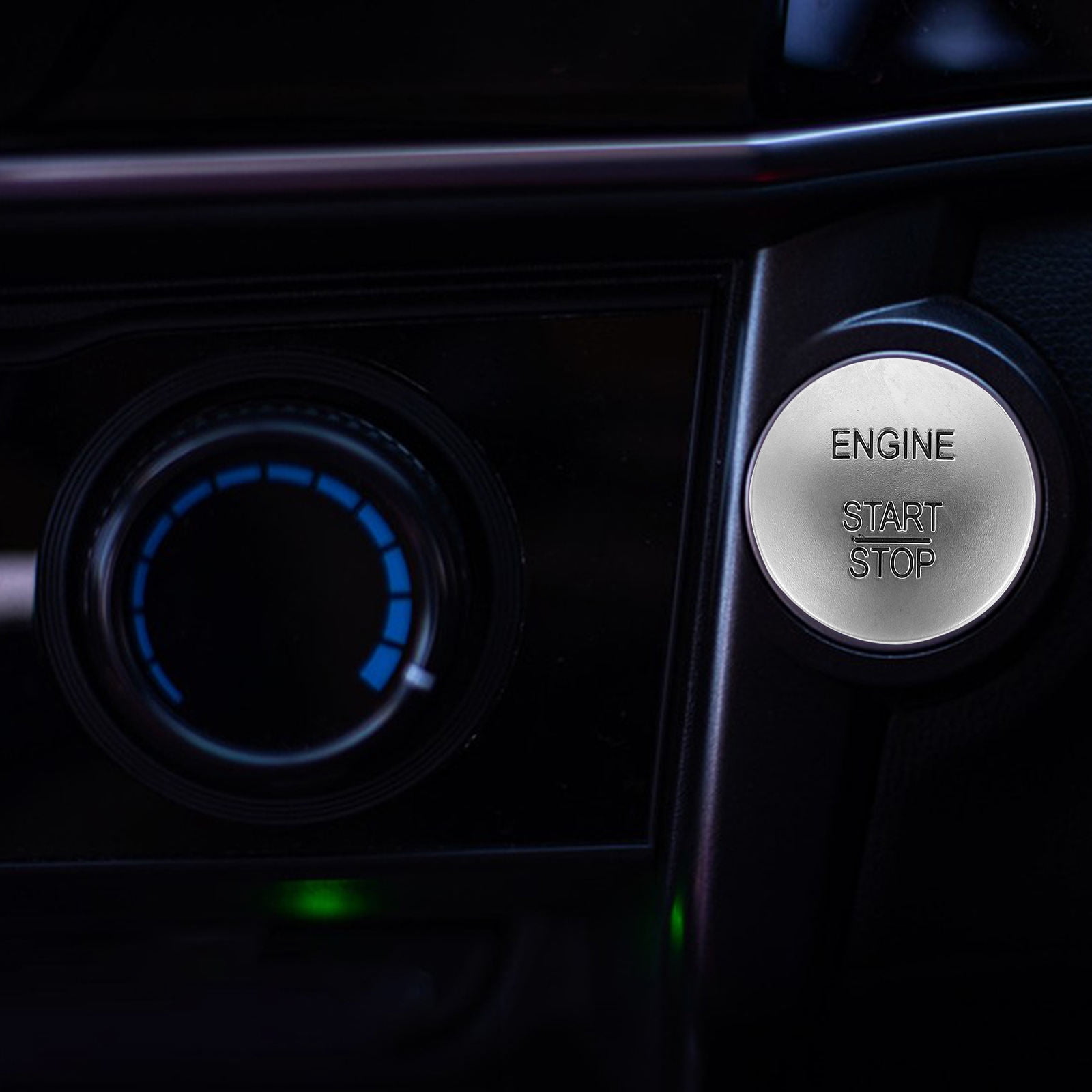 Hemoton Car Engine Start Stop Button Keyless Switch Replacement Parts Engine Push Start Auto ...