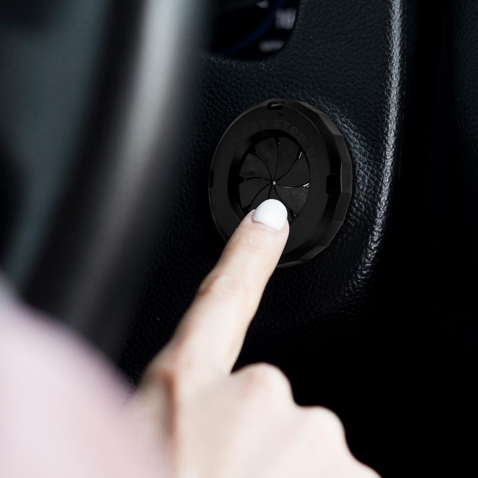 Hemoton Car Push Start Button Cover Car Decoration Car Start Button ...