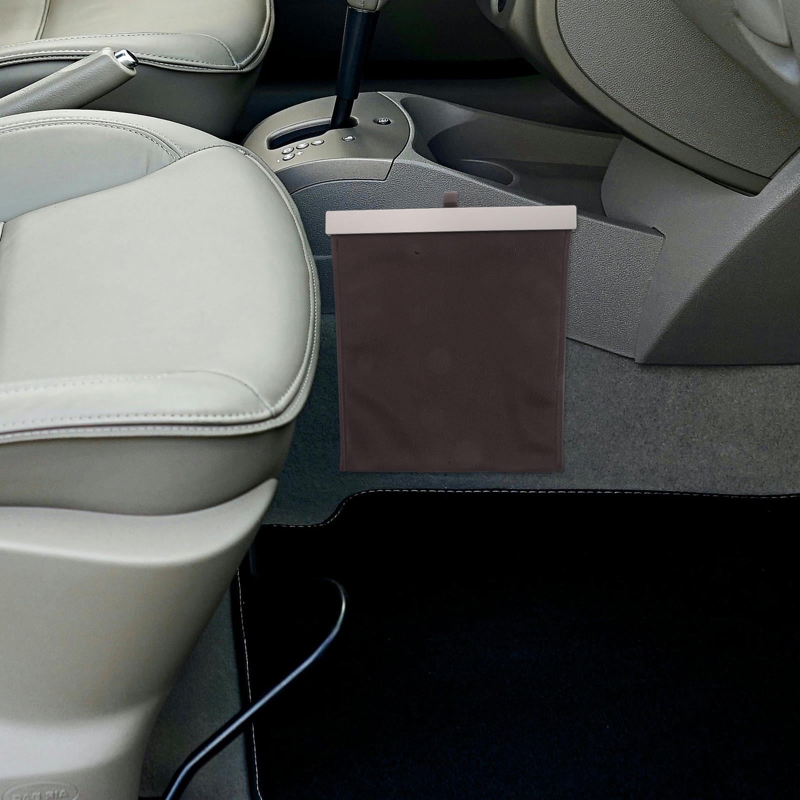 Hemoton Car Seat Back Trash Can Waterproof Pu Garbage Bag For Car Back ...