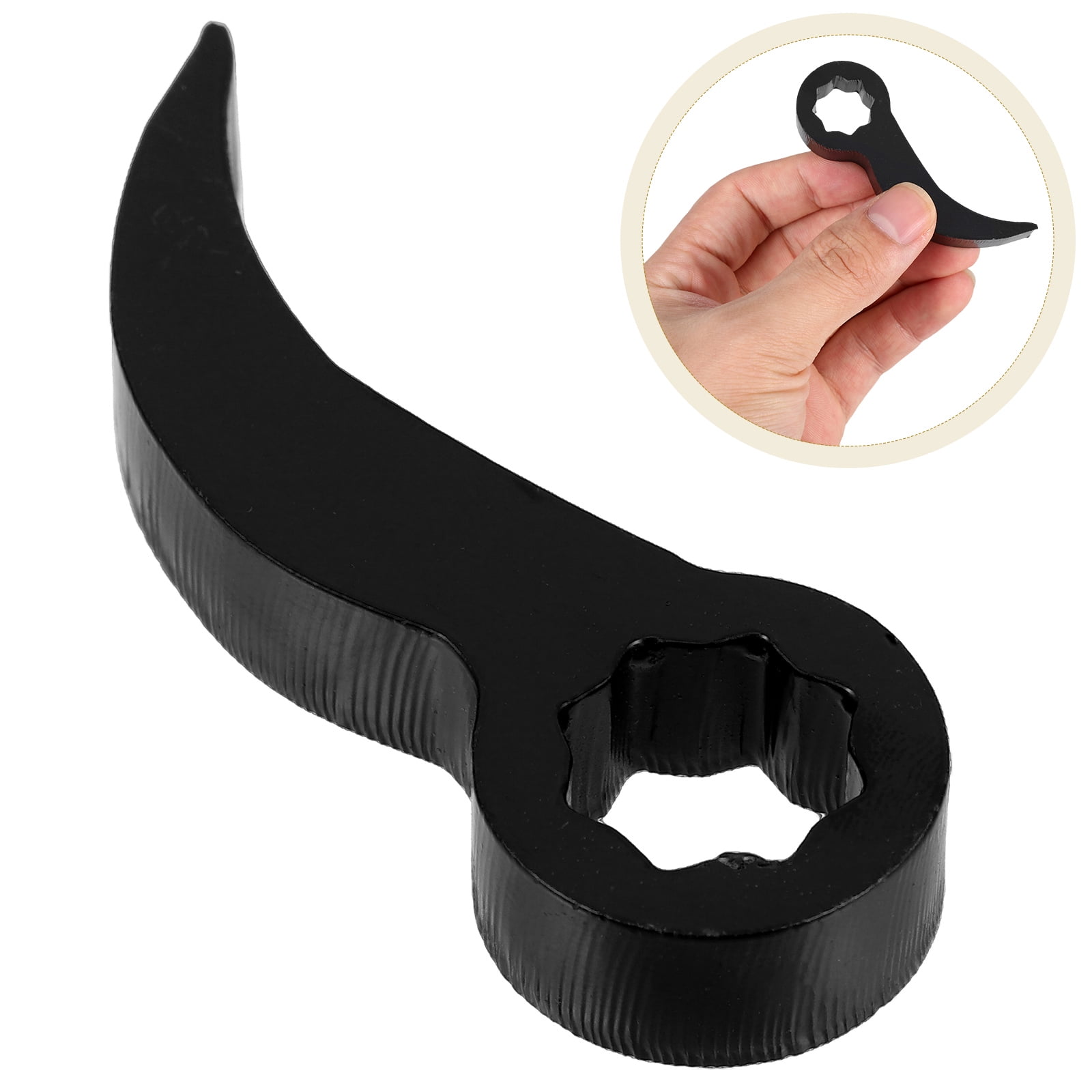 Hemoton Carbon Steel Crowbar Adapter Tool Woodworking Pry Bar Head ...