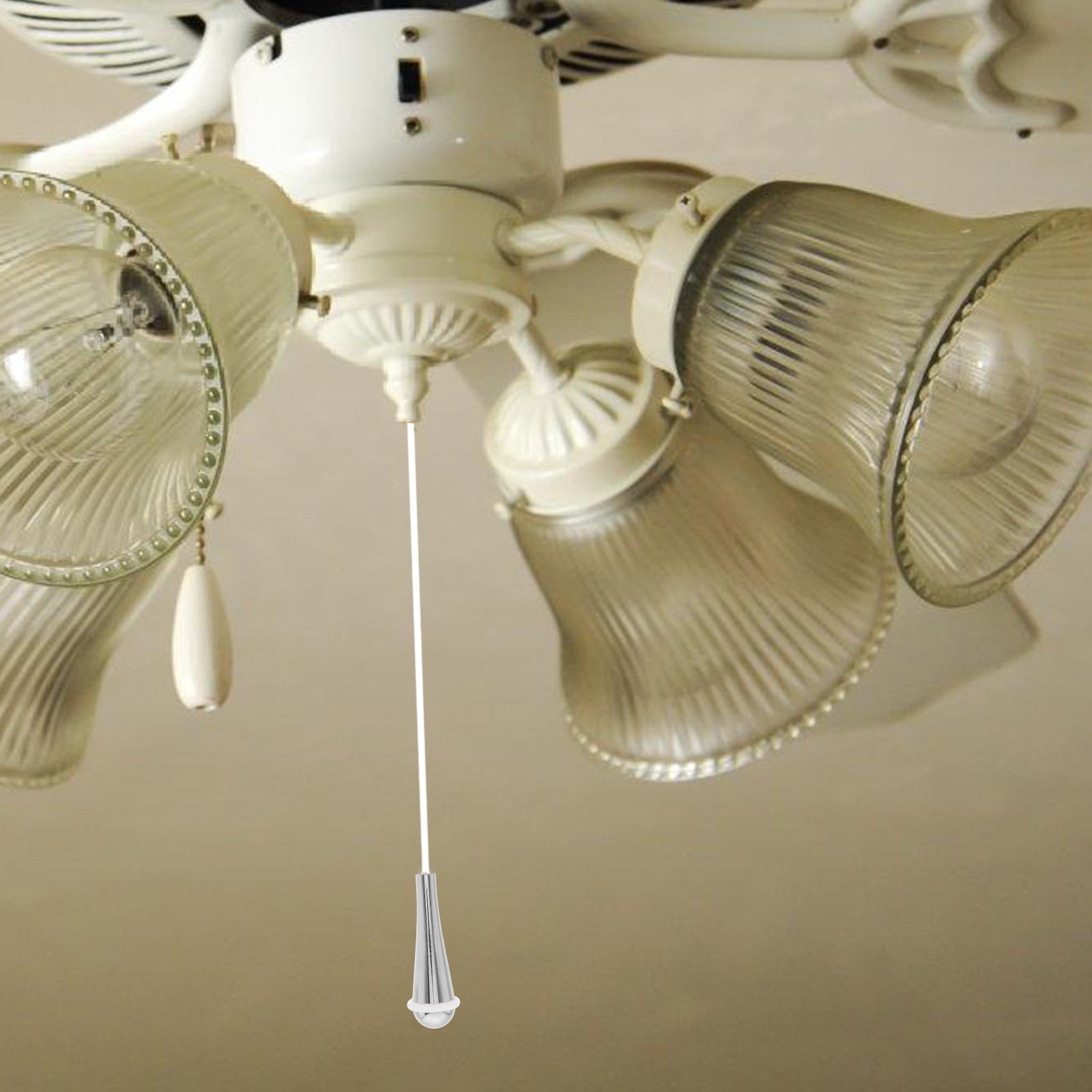 Hemoton Ceiling Fan Pull Cord with Drop 1.5m Lamp Pull Rope Simple ...