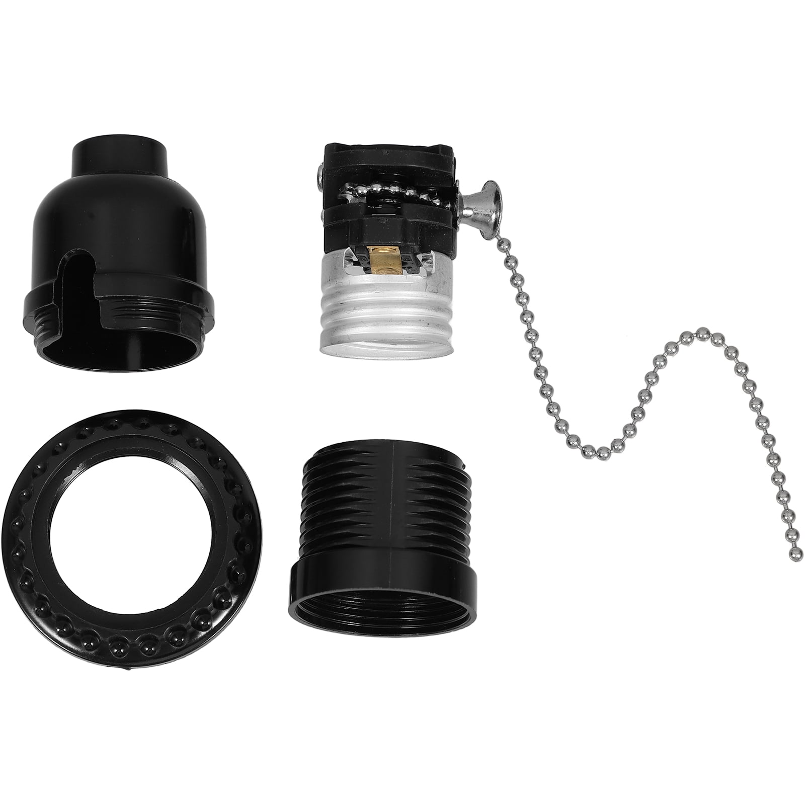 Hemoton Ceiling Light Lamp Holder Lamp Base with Pull Chain Replacement ...