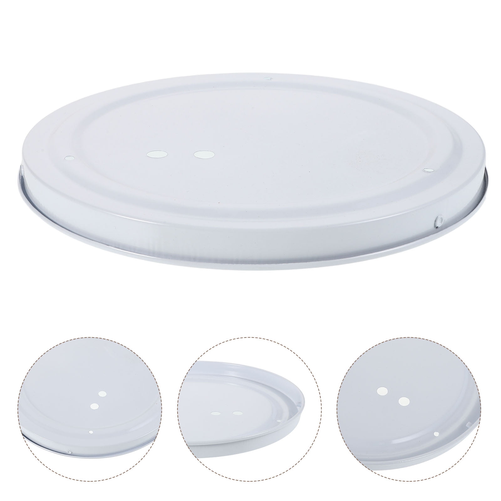 Hemoton Ceiling Light Plate Lamp Base Iron Round Bottom Easy to Install ...