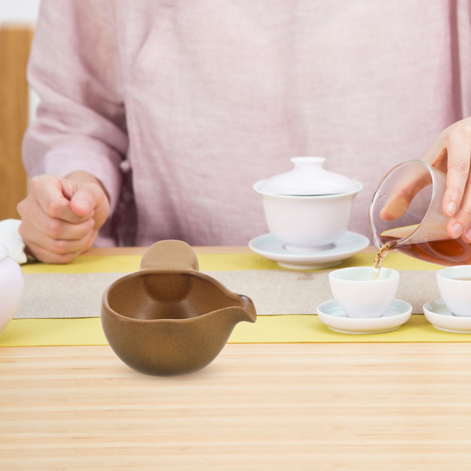 Hemoton Ceramic Japanese Tea Spout Bowl for Traditional Tea Ceremony ...