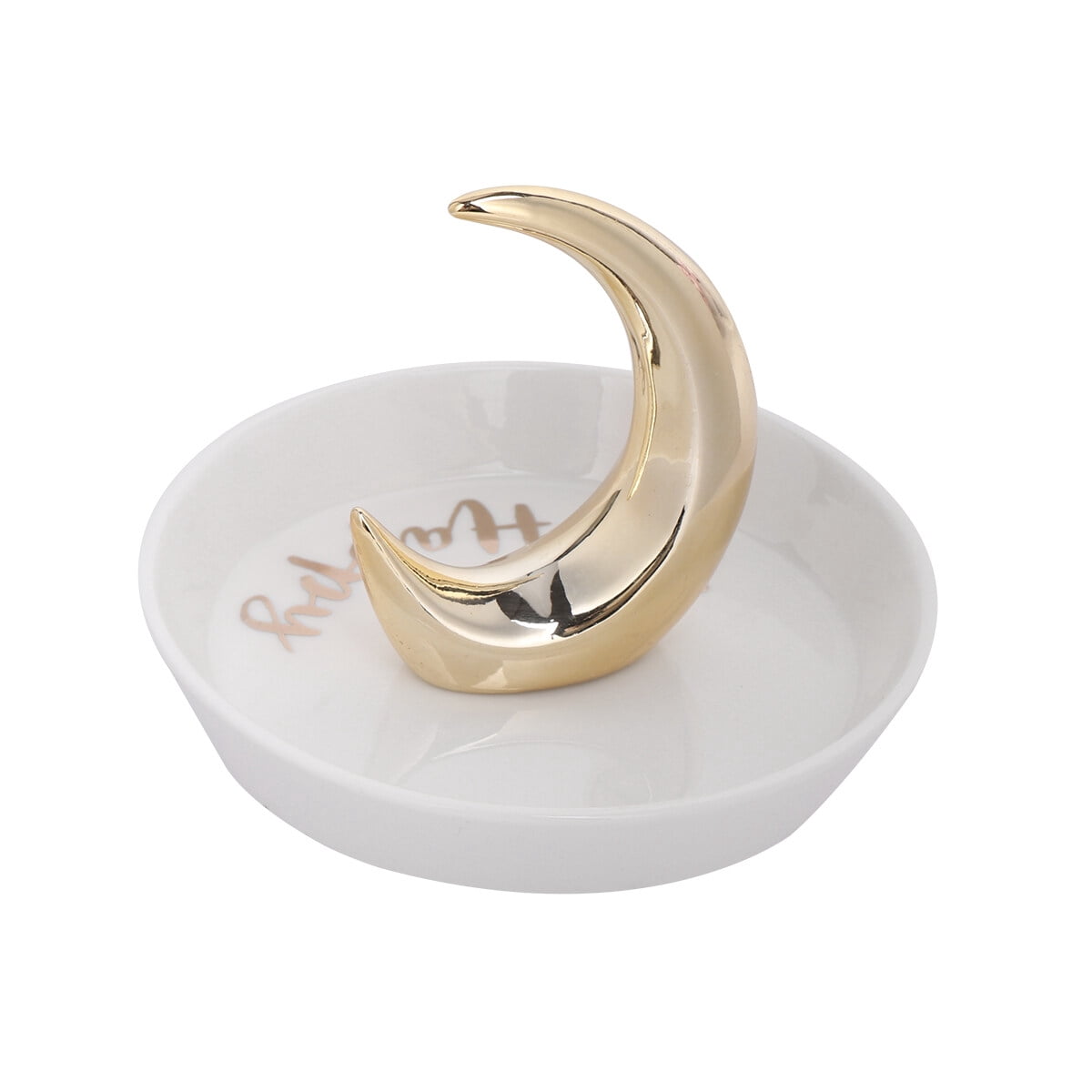Hemoton Ceramic Jewelry Dish Trinket Tray Elegant Storage Dish for ...