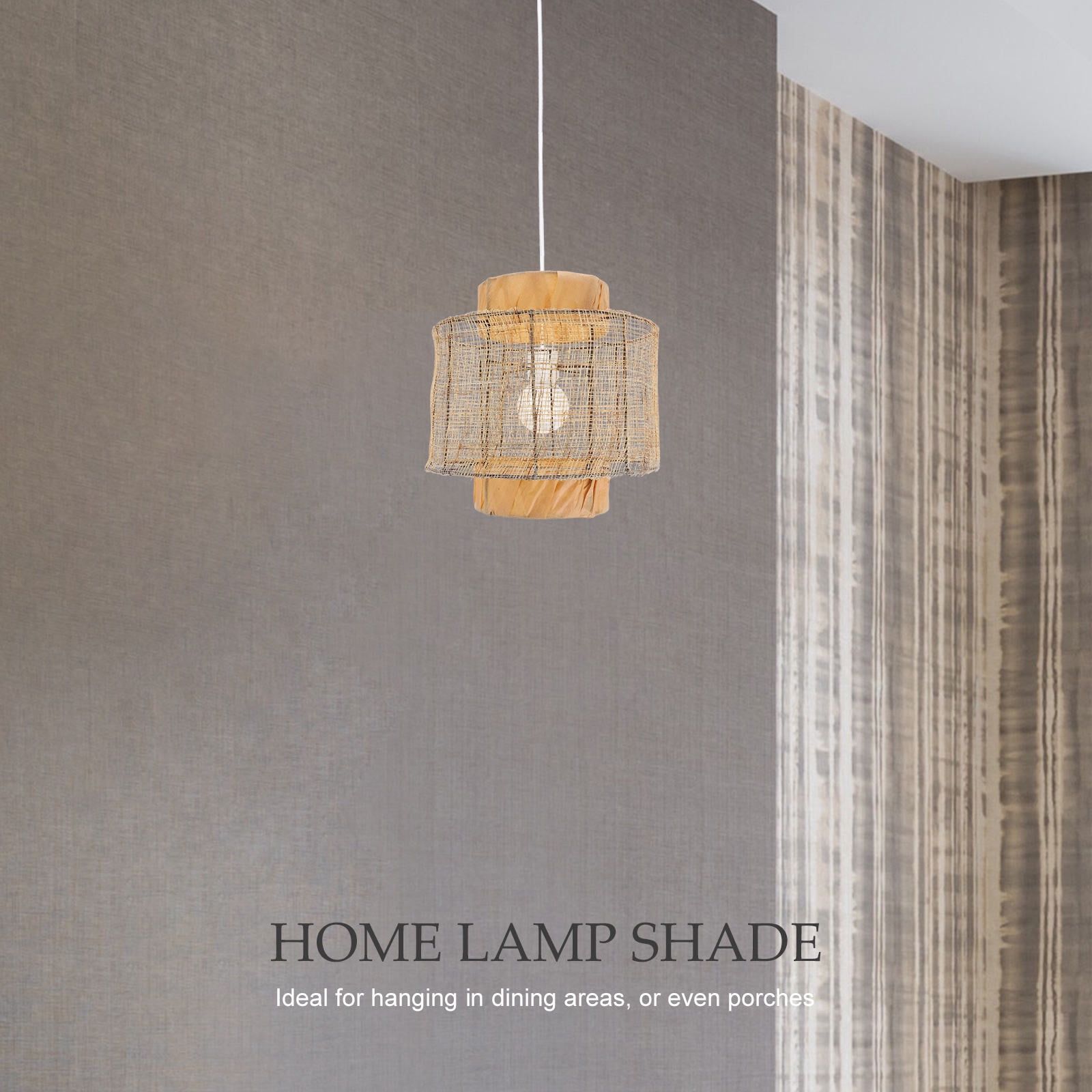 Hemoton Chinese Decor Lamp Guard Rustic Lamp Shade Lampshade For Floor ...