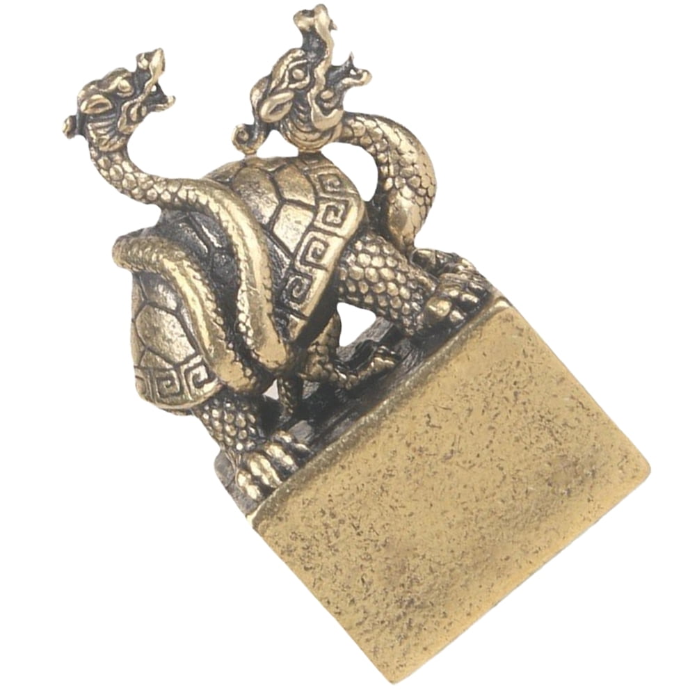 Hemoton Chinese Mythic Creature Statue Vintage Brass Statue Desktop ...