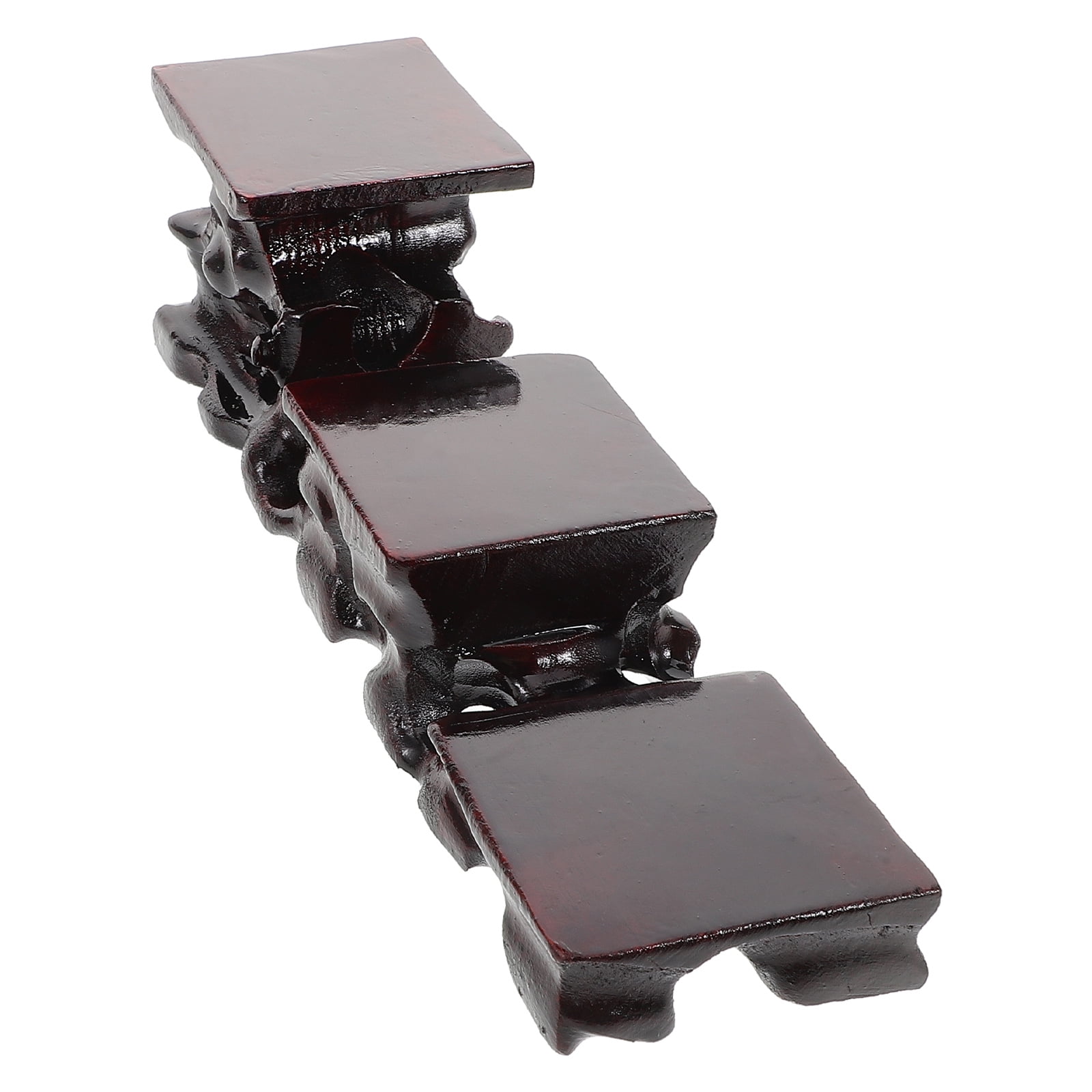 Hemoton Chinese Wooden Vase Stand Display Base Pedestal For Indoor Use ...