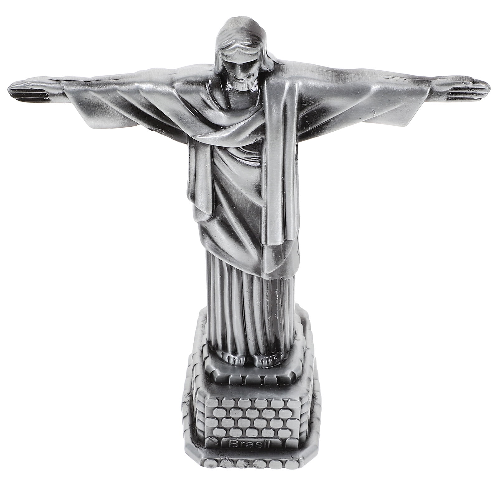 COOPHYA Desktop Sculpture Decor Christian Statue Silver Church Decor ...
