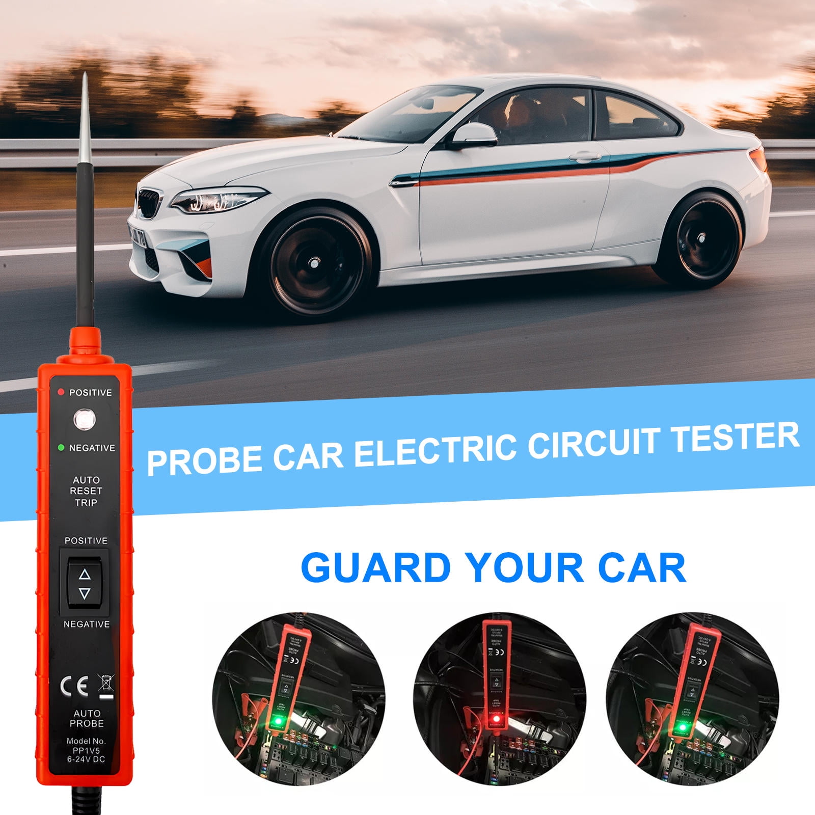 Hemoton Circuit Tester Power Circuit Probe Tester Automotive Circuit ...