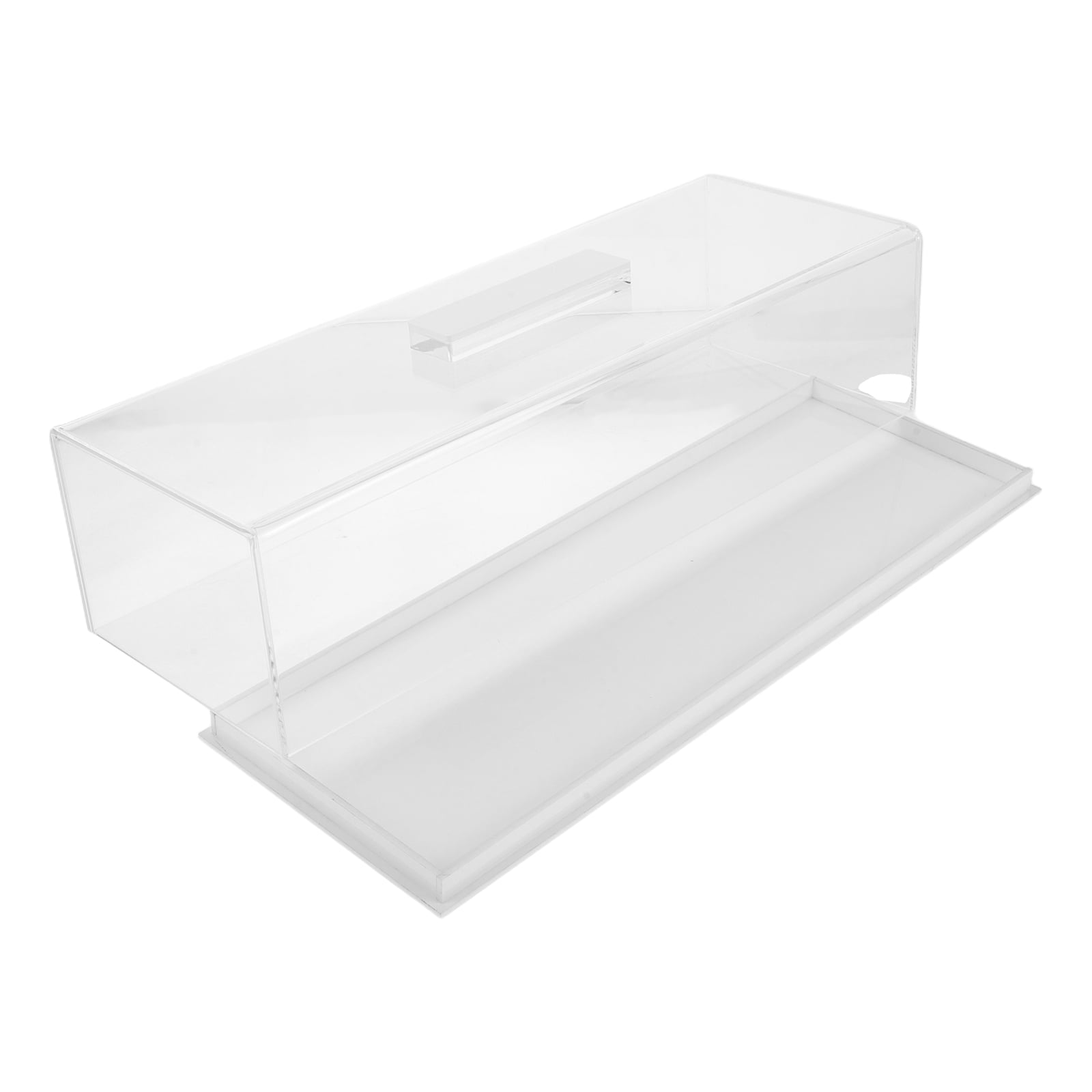 Hemoton Clear Acrylic Bread Holder With Cover Space-Saving Rectangular ...