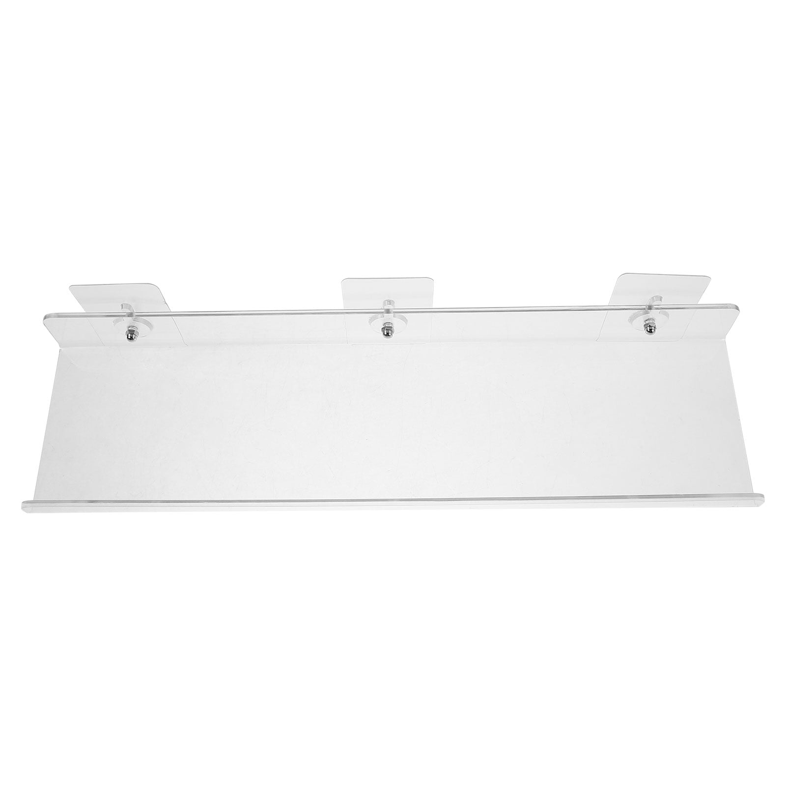 Hemoton Clear Book Shelves Floating Acrylic Bathroom Small Wall Shelves ...